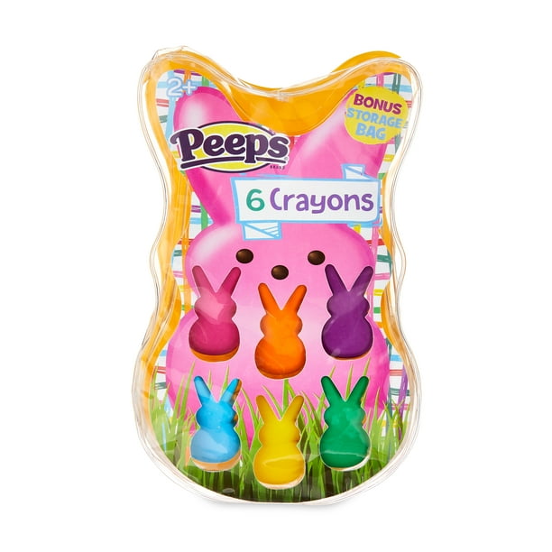 PEEPS 6PK CRAYONS, ASSORTED COLORS - Walmart Business Supplies