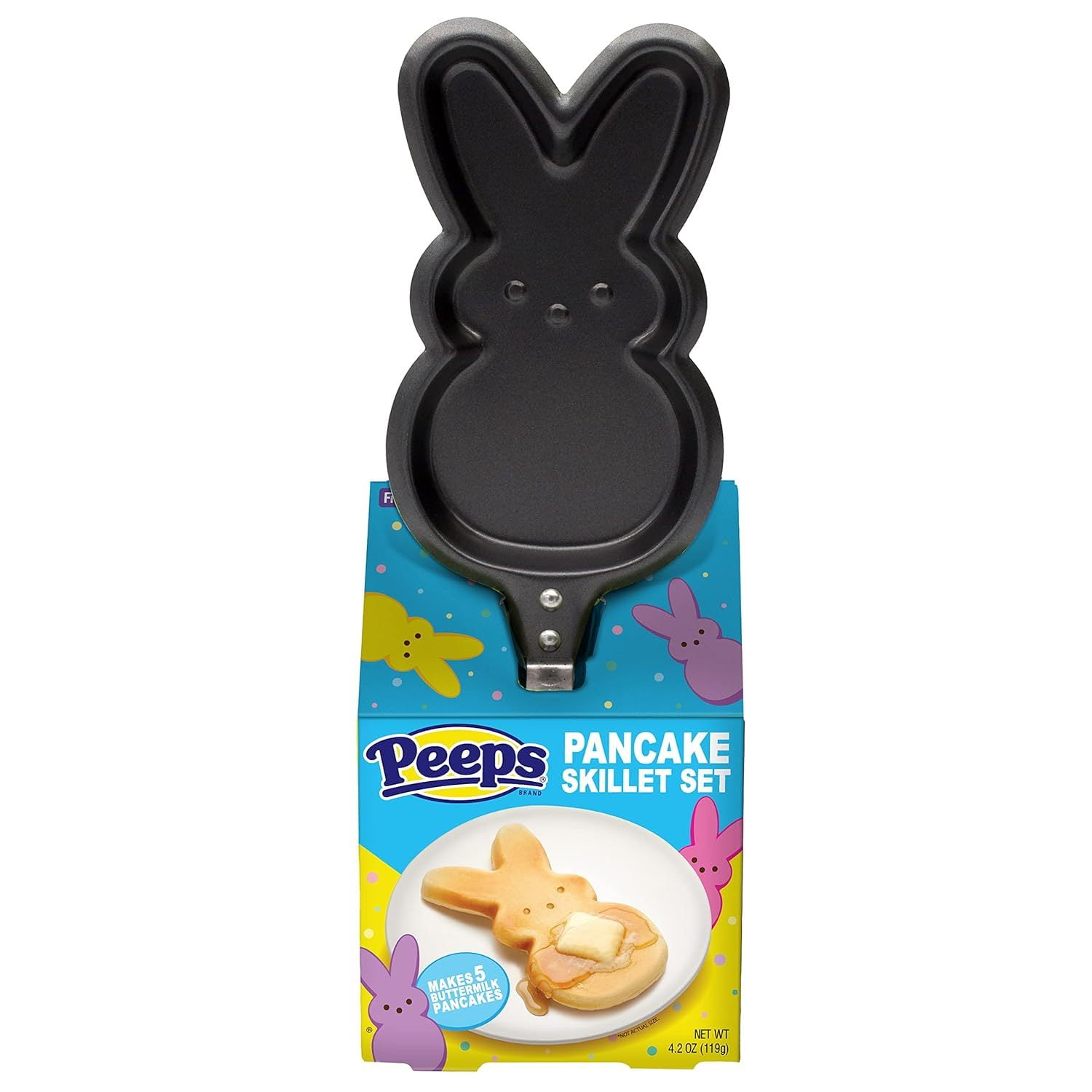 PEEPS Bunny Buttermilk Pancake Box Gift Set Skillet Includes Pancake ...
