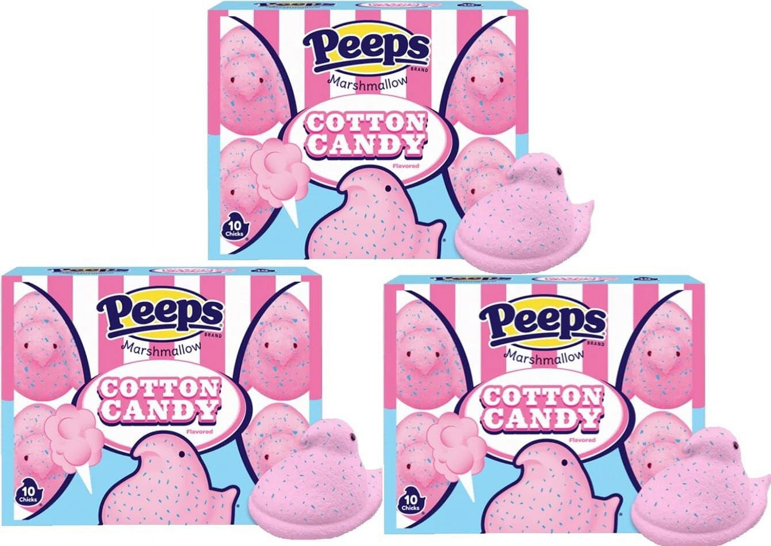 PEEPS Easter Marshmallow Chicks, Variety Pack, 10 Count (Assorted ...