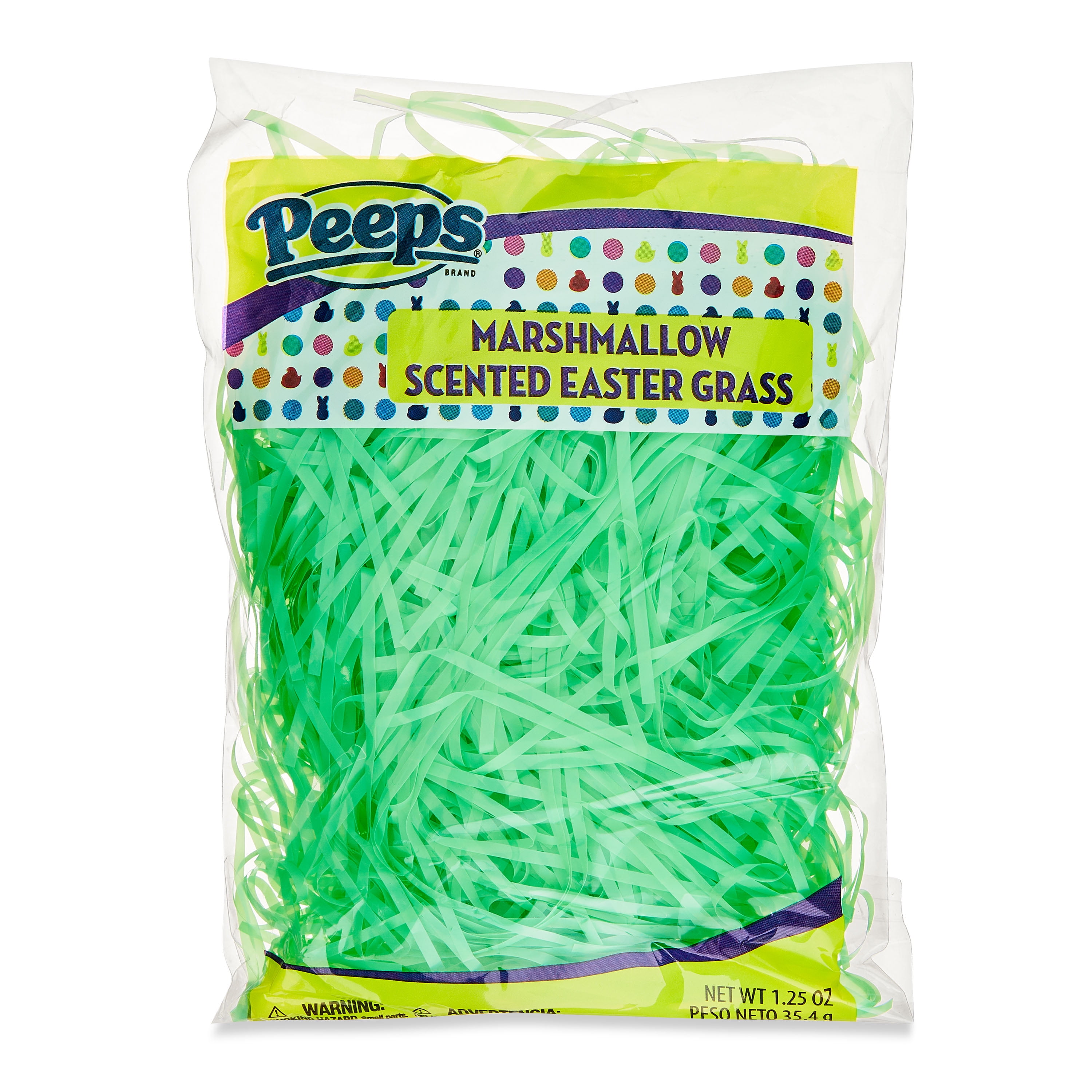 PEEPS Marshmallow Scented Green Easter Plastic Grass, 1.25 oz for ...