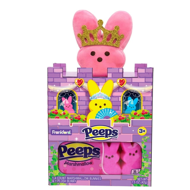 Frankford Candy PEEPS® Princess Plush & Marshmallow Bunnies Easter ...