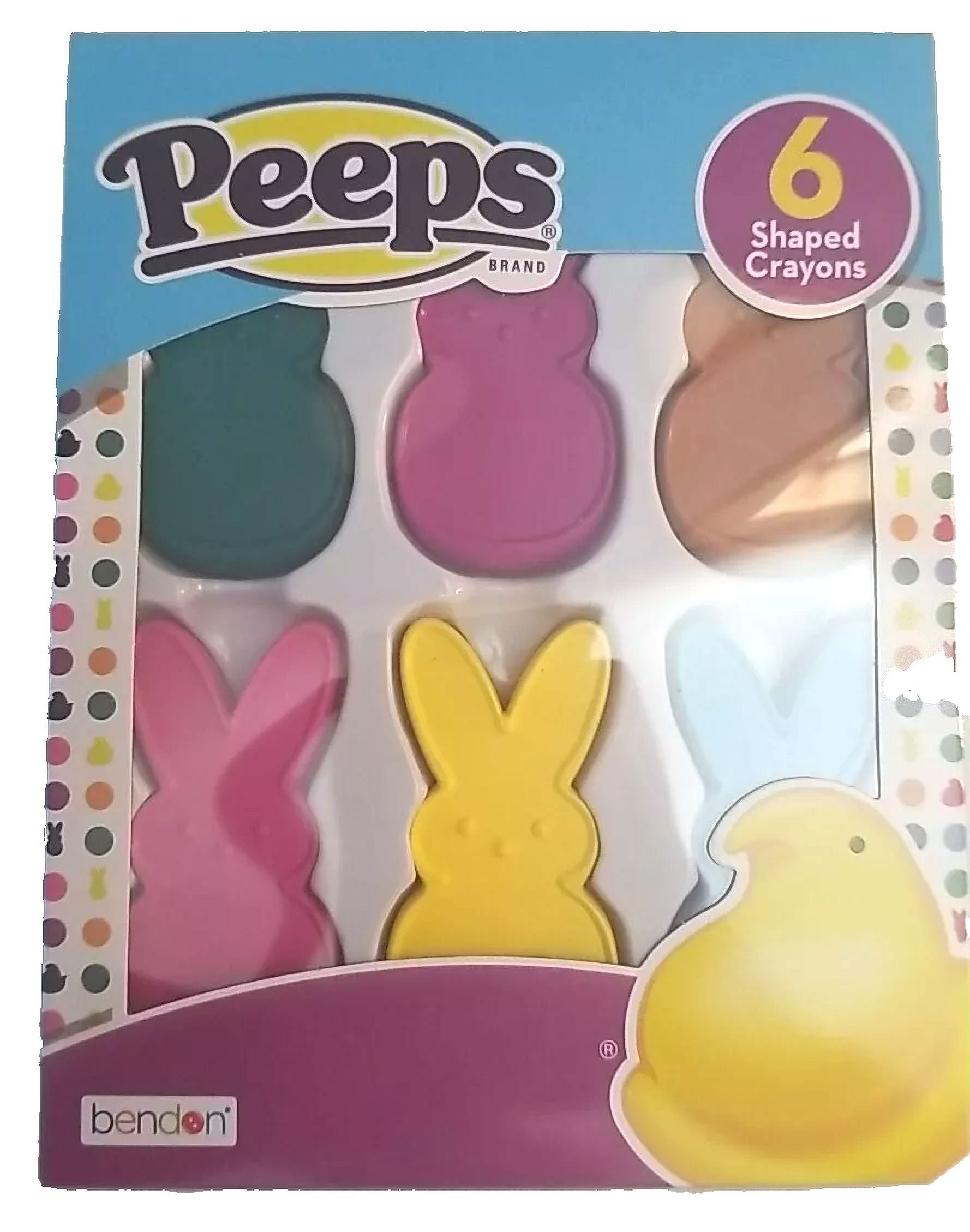 PEEPS SIX (6) SHAPED CRAYONS - Walmart.com