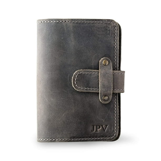PEGAI Leather Journal Notebook Cover - Refillable Travel Notebook ...