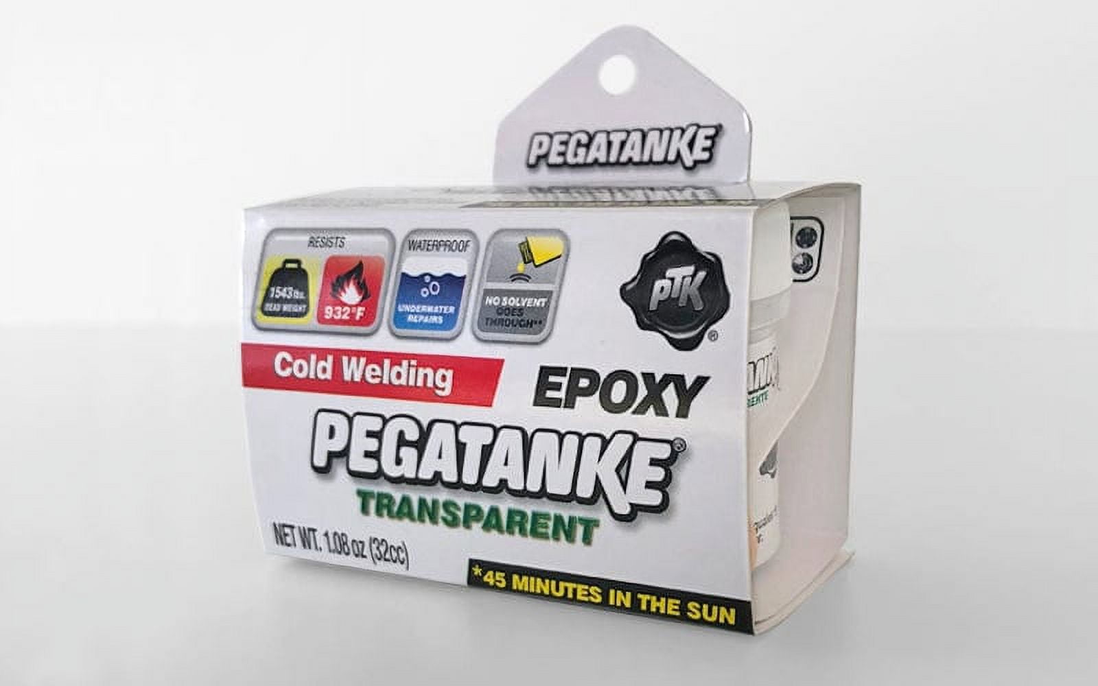 PEGATANKE - Transparent 2 Part Epoxy Resin Professional Cold Weld ...
