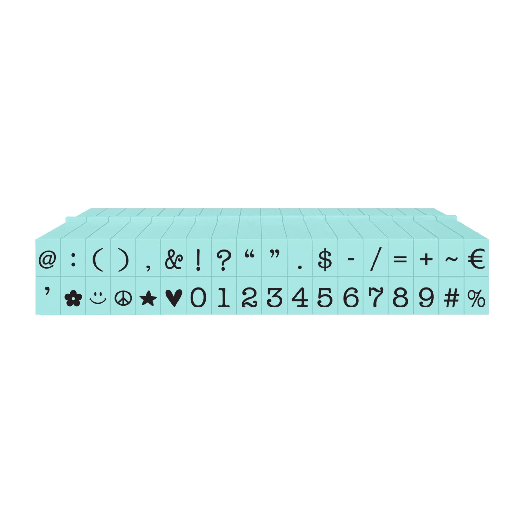 PEGZ Alphabet Stamps Clickable - Connectable American Typewriter Font ...