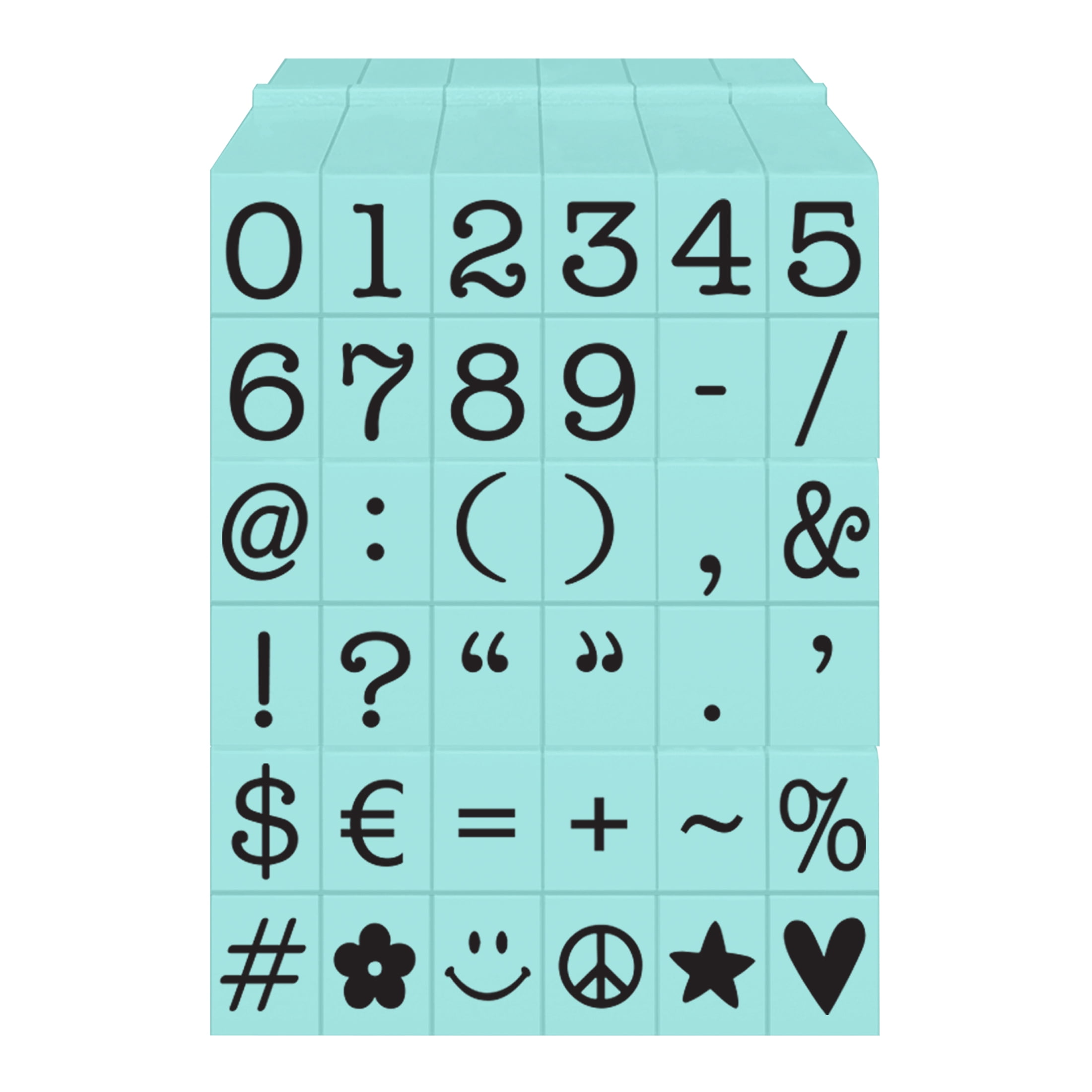 PEGZ Alphabet Stamps Clickable - Connectable American Typewriter Font ...