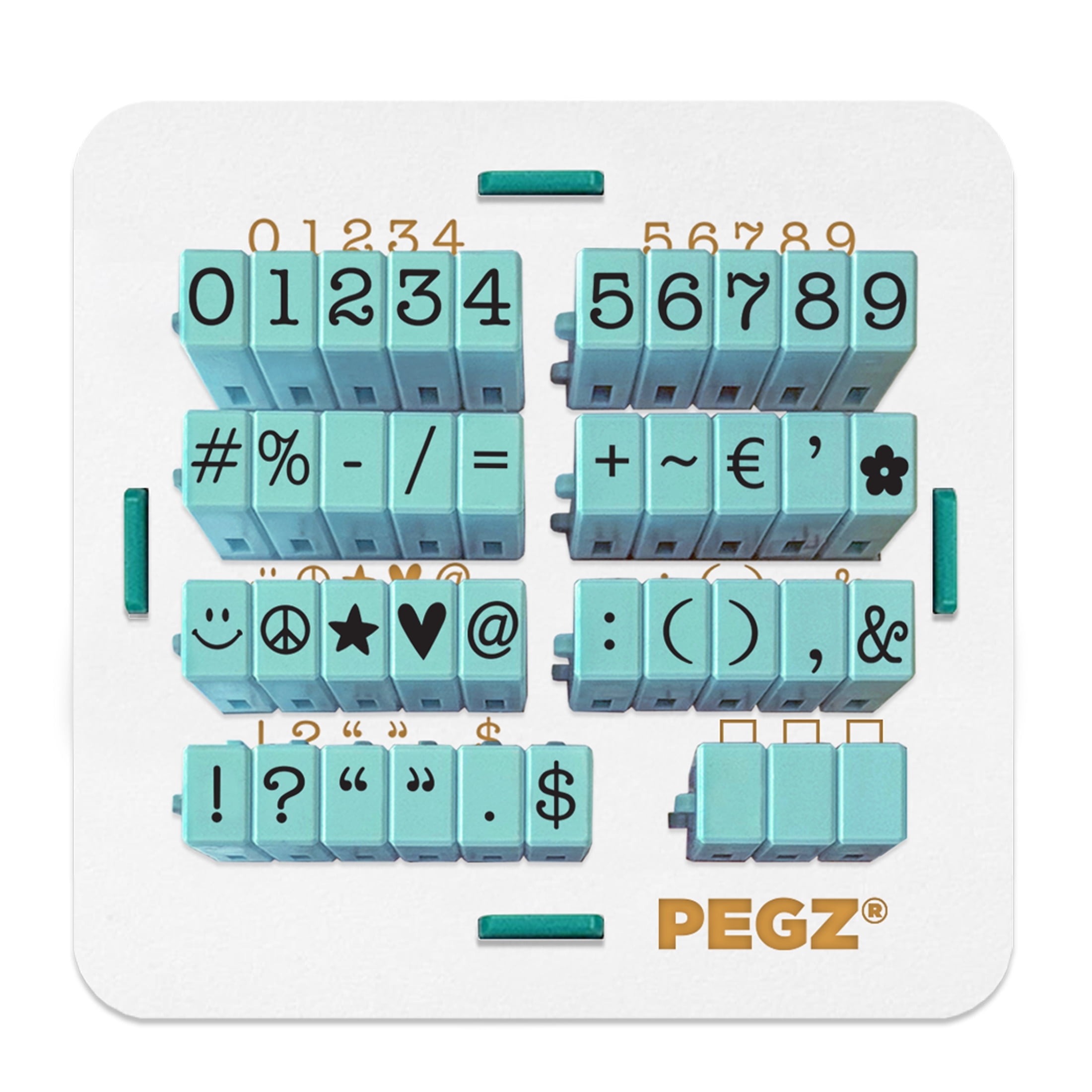 PEGZ Alphabet Stamps Clickable - Connectable American Typewriter Font ...
