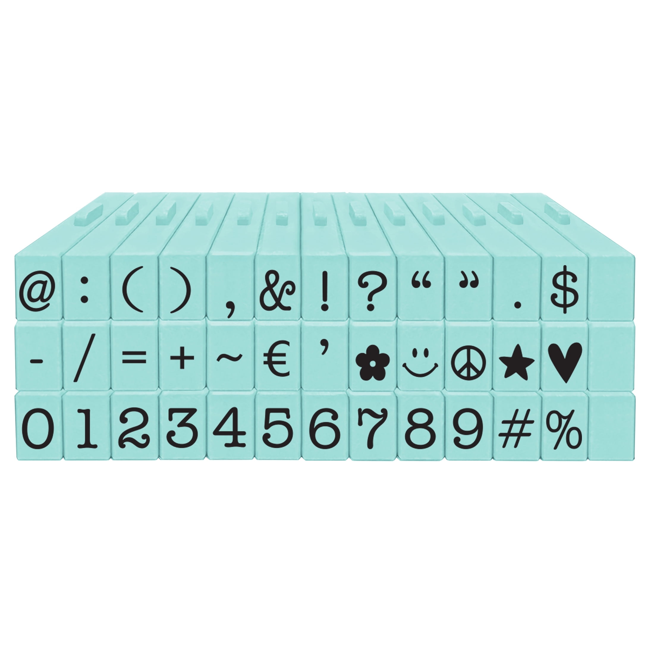 PEGZ Alphabet Stamps Clickable - Connectable American Typewriter Font ...