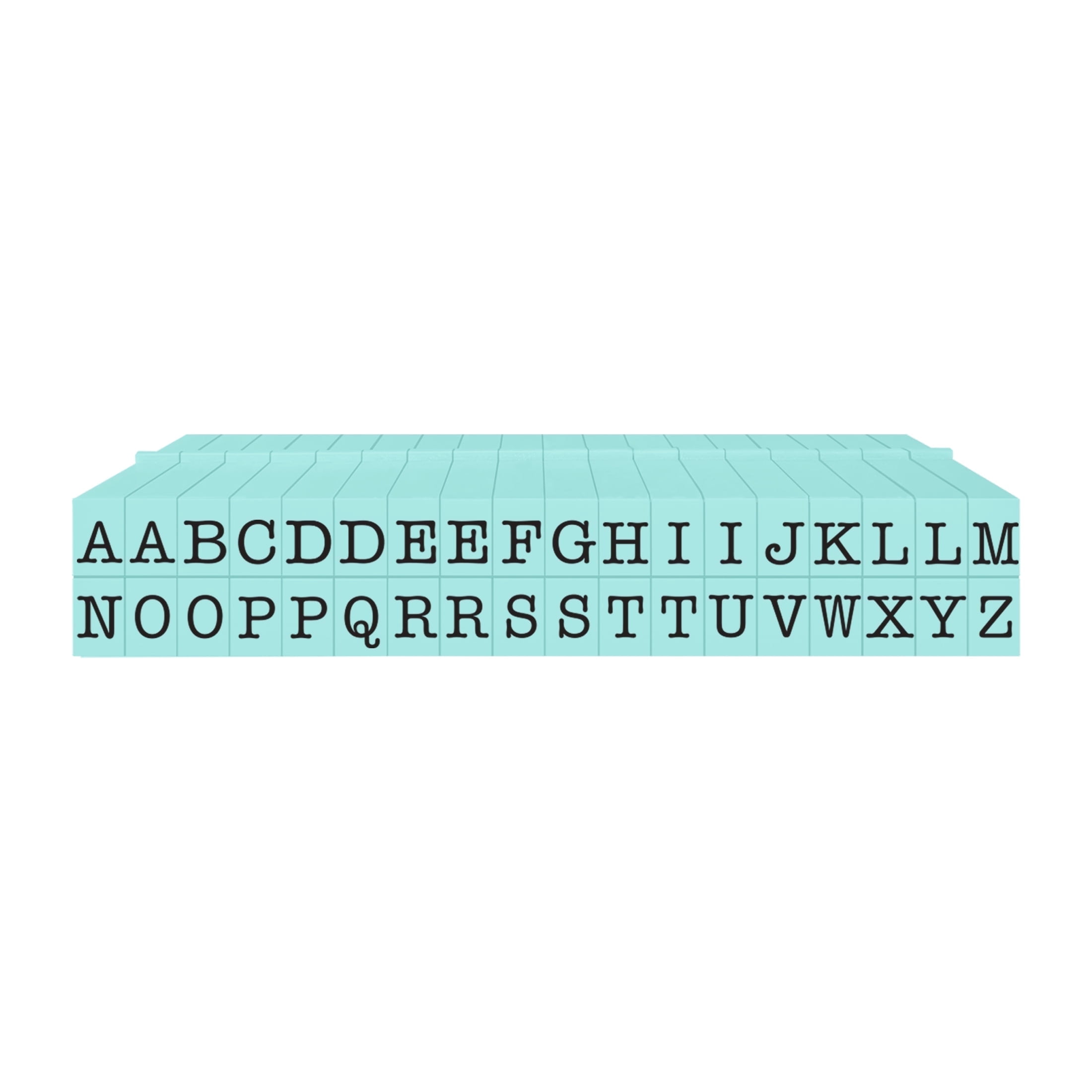 PEGZ Alphabet Stamps Clickable - Connectable American Typewriter Font ...