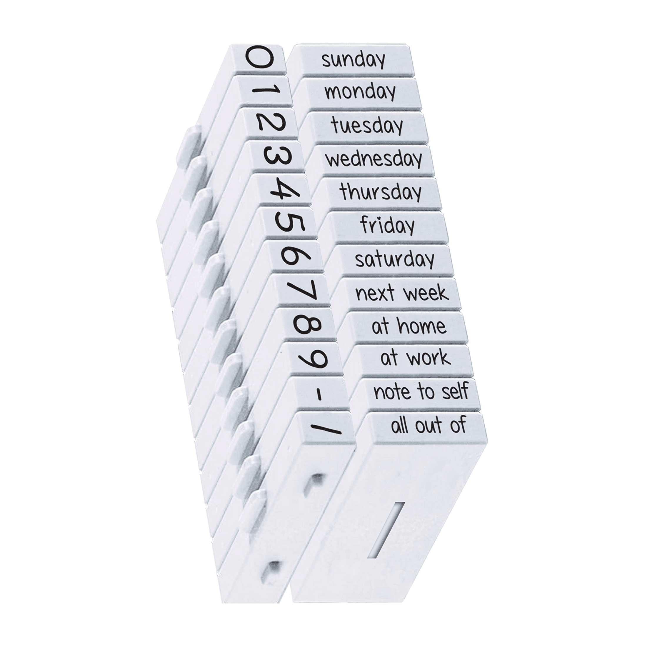 PEGZ Planner Stamps Clickable - Connectable Days of the Week 24 Pc Set ...