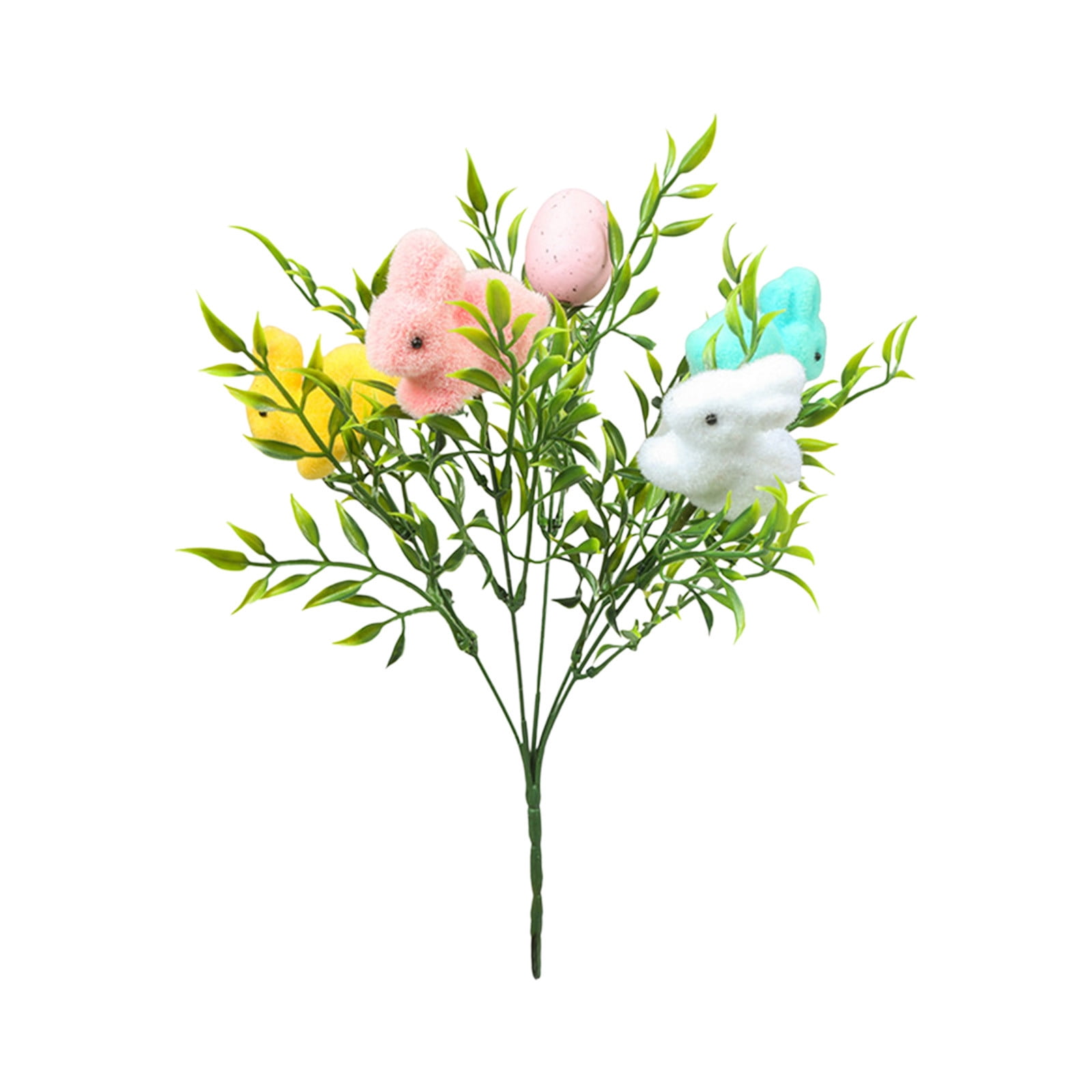PEIBang Artificial Easter Spray Vine with Easter Eggs,Decorative Spring ...