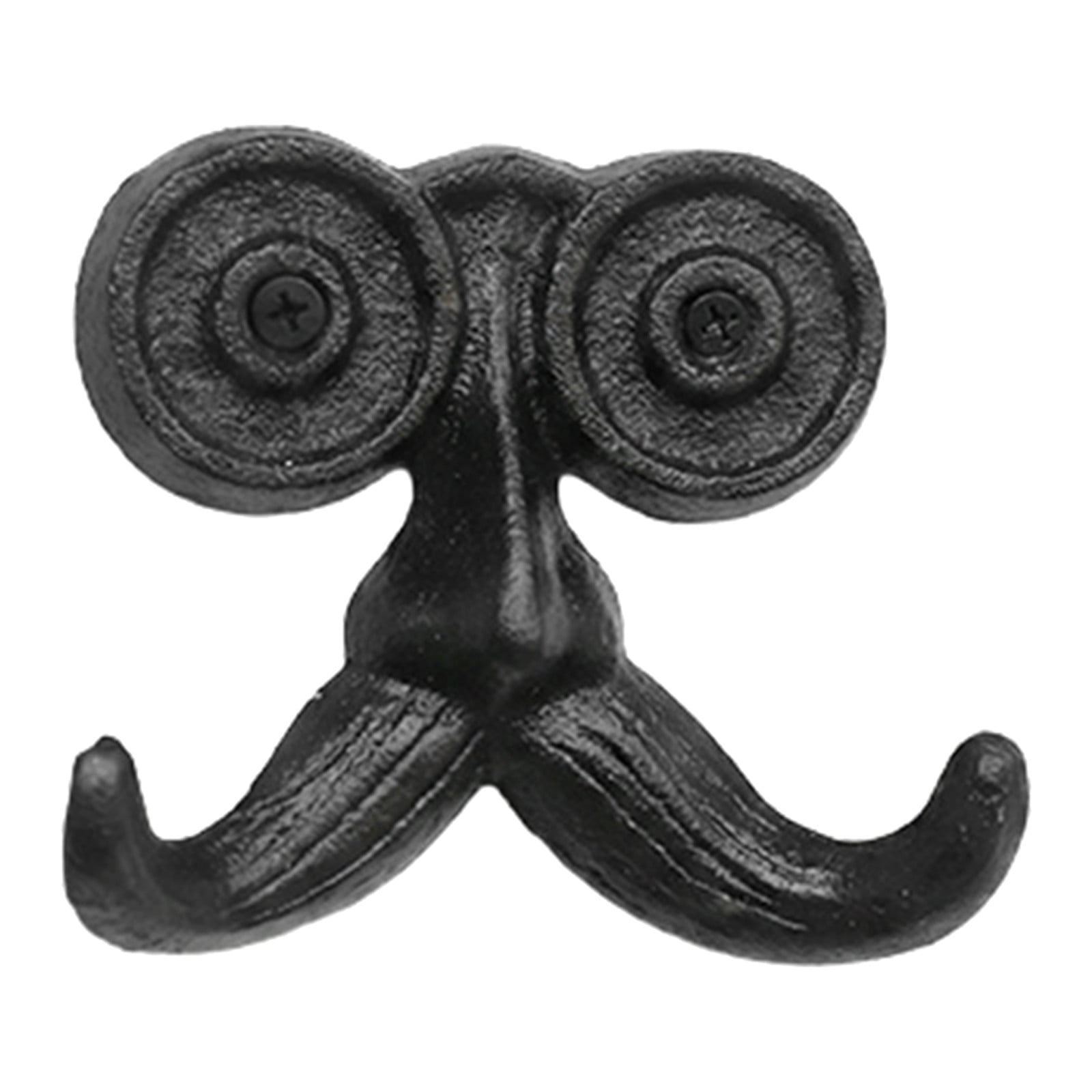 PEIBang Beard Cast Iron Wall Hook,Vintage Beard Shape Wall Hanger with ...