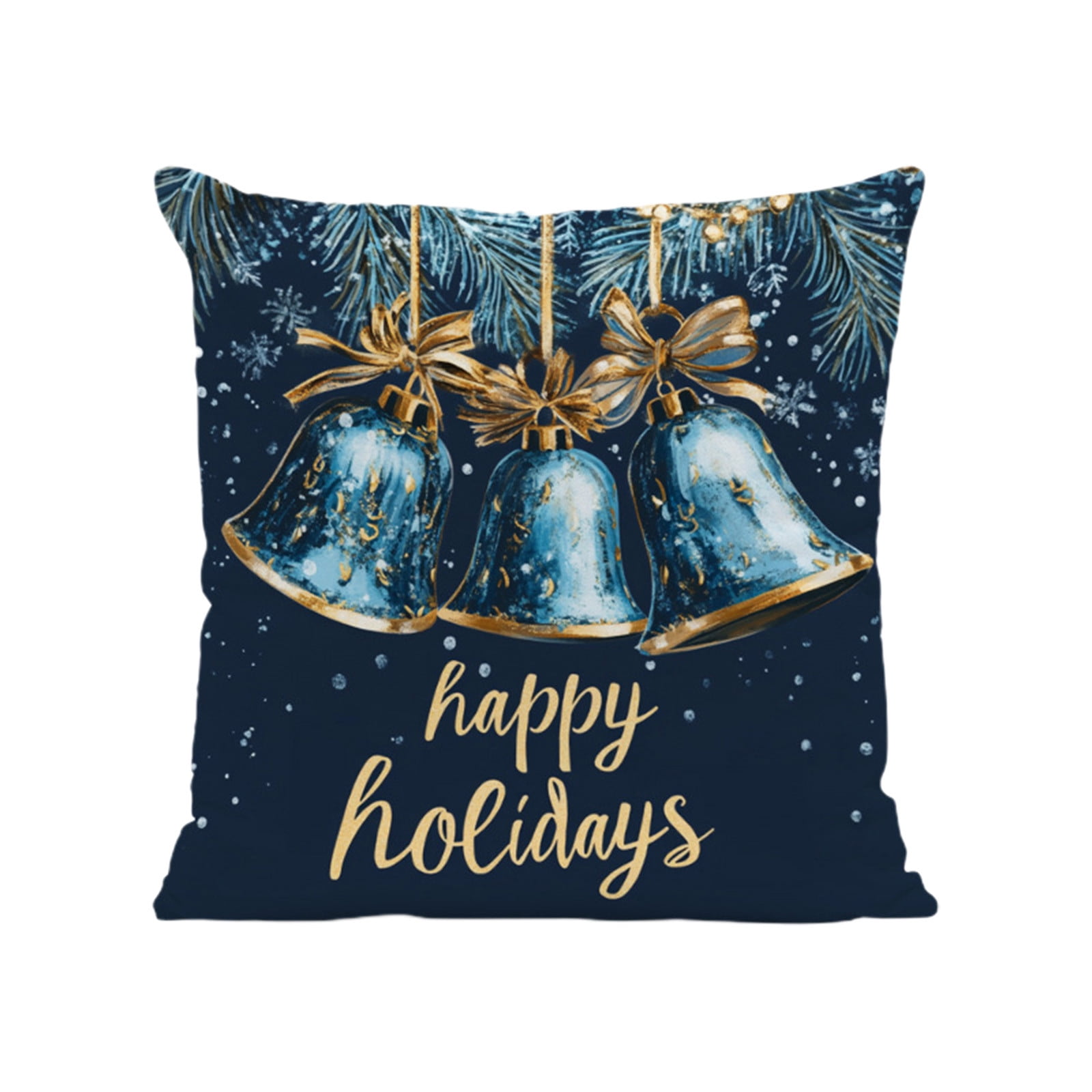 PEIBang Christmas Pillow Covers,18 Inch Square Xmas Snowman Decorative ...