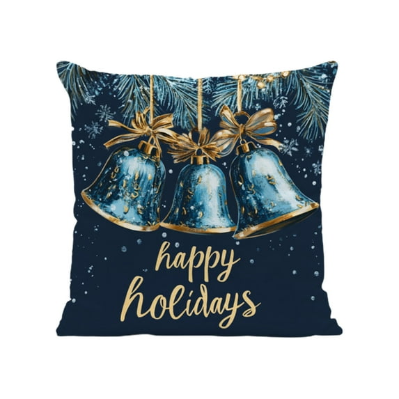 PEIBang Christmas Pillow Covers,18 Inch Square Xmas Snowman Decorative ...