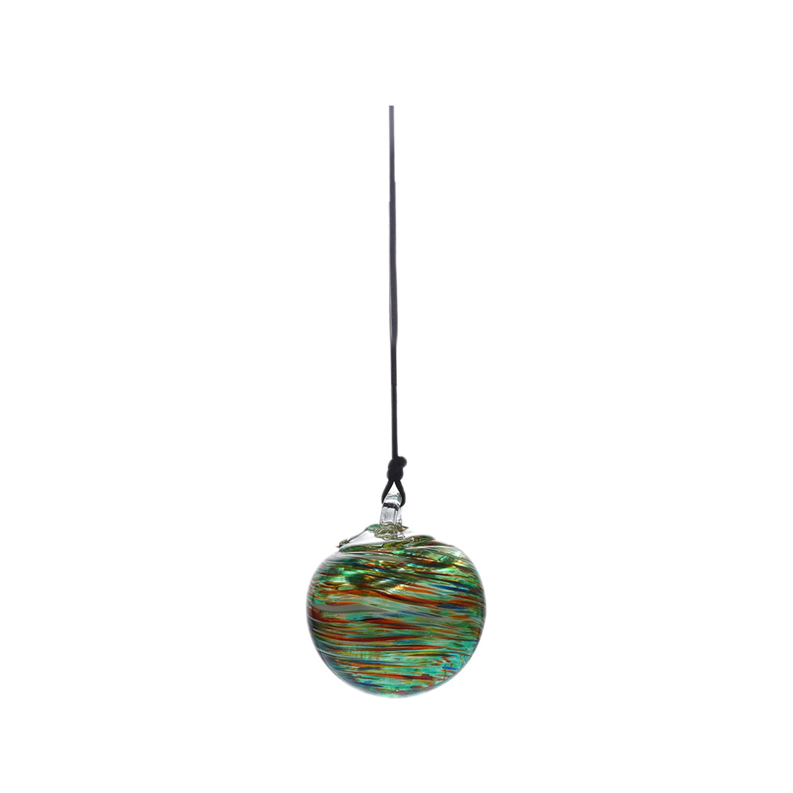 PEIBang Hand Blown Glass Christmas Ornament Multicolor Gazing Ball for ...