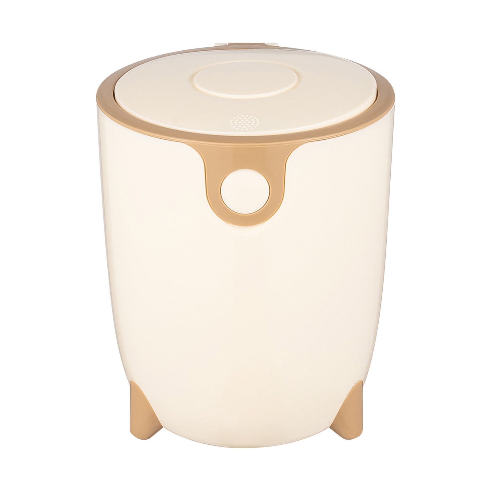 PEIBang Mini Desk Trash Can with Lid,Tiny Countertop Waste Basket Small ...
