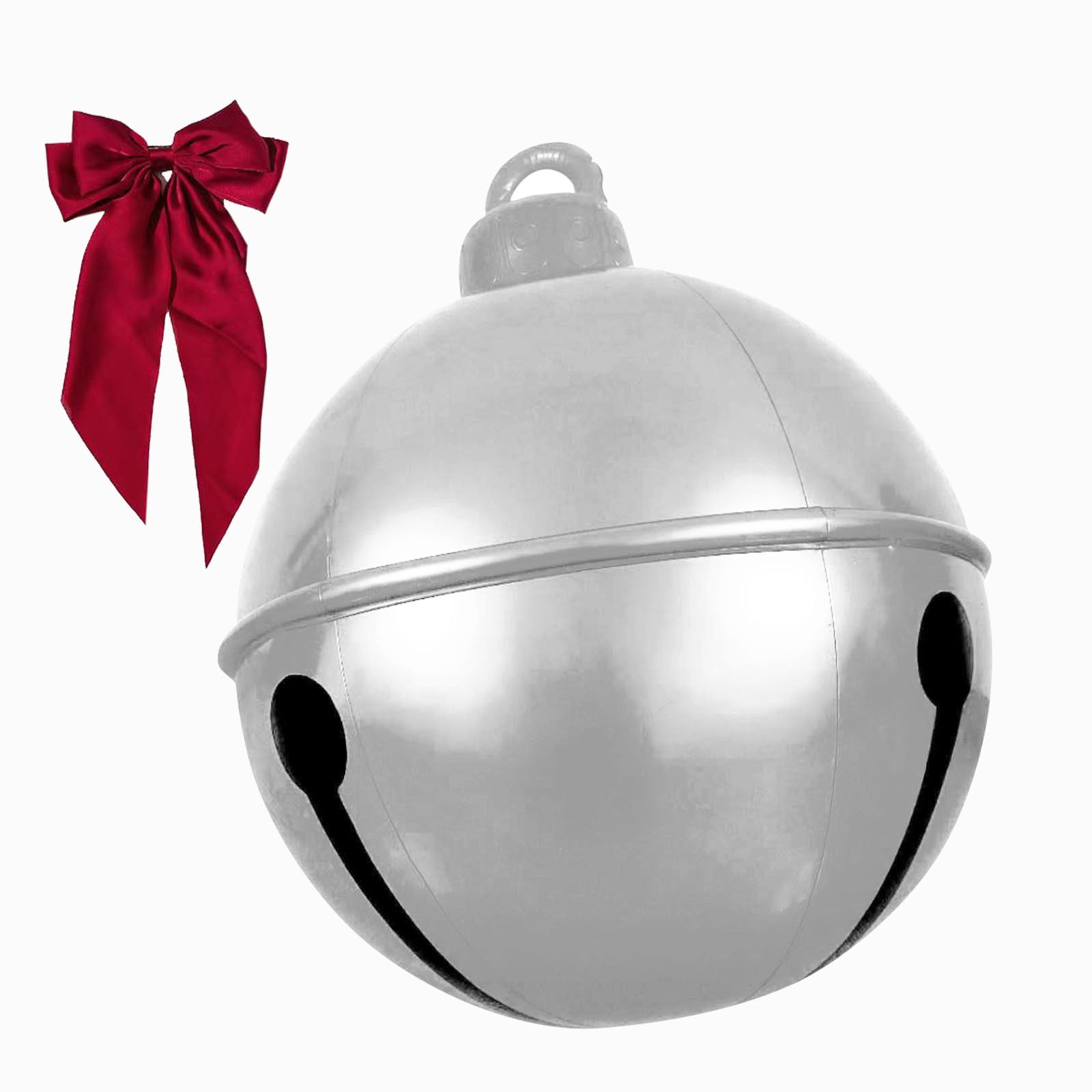 PEIBang Outdoor Christmas Inflatable Ball Decoration with Bow for Yard ...