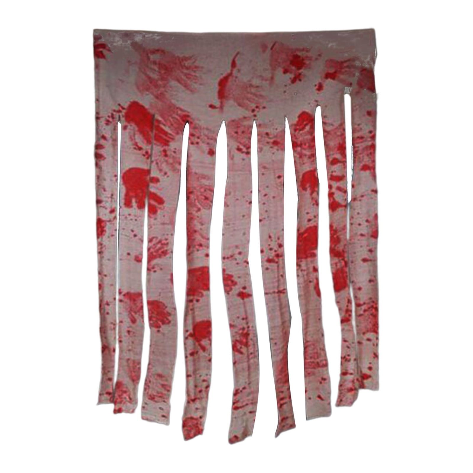 PEIBang Spooky Halloween Bloodstained Curtain 39.37x64.96 in Scary ...