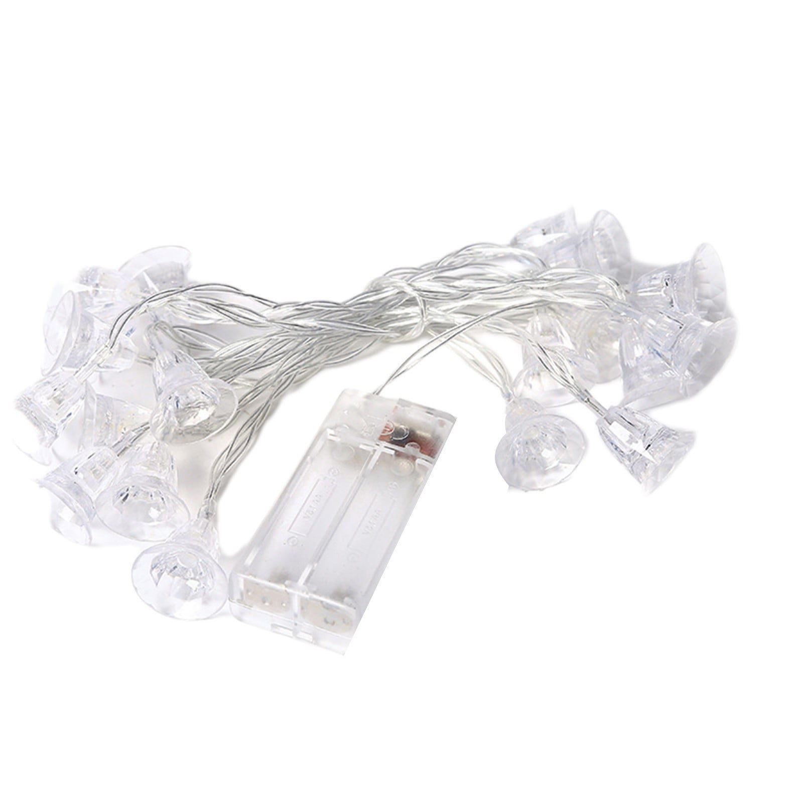 PEIBang Warm White Bell Christmas Light String Battery Operated ...