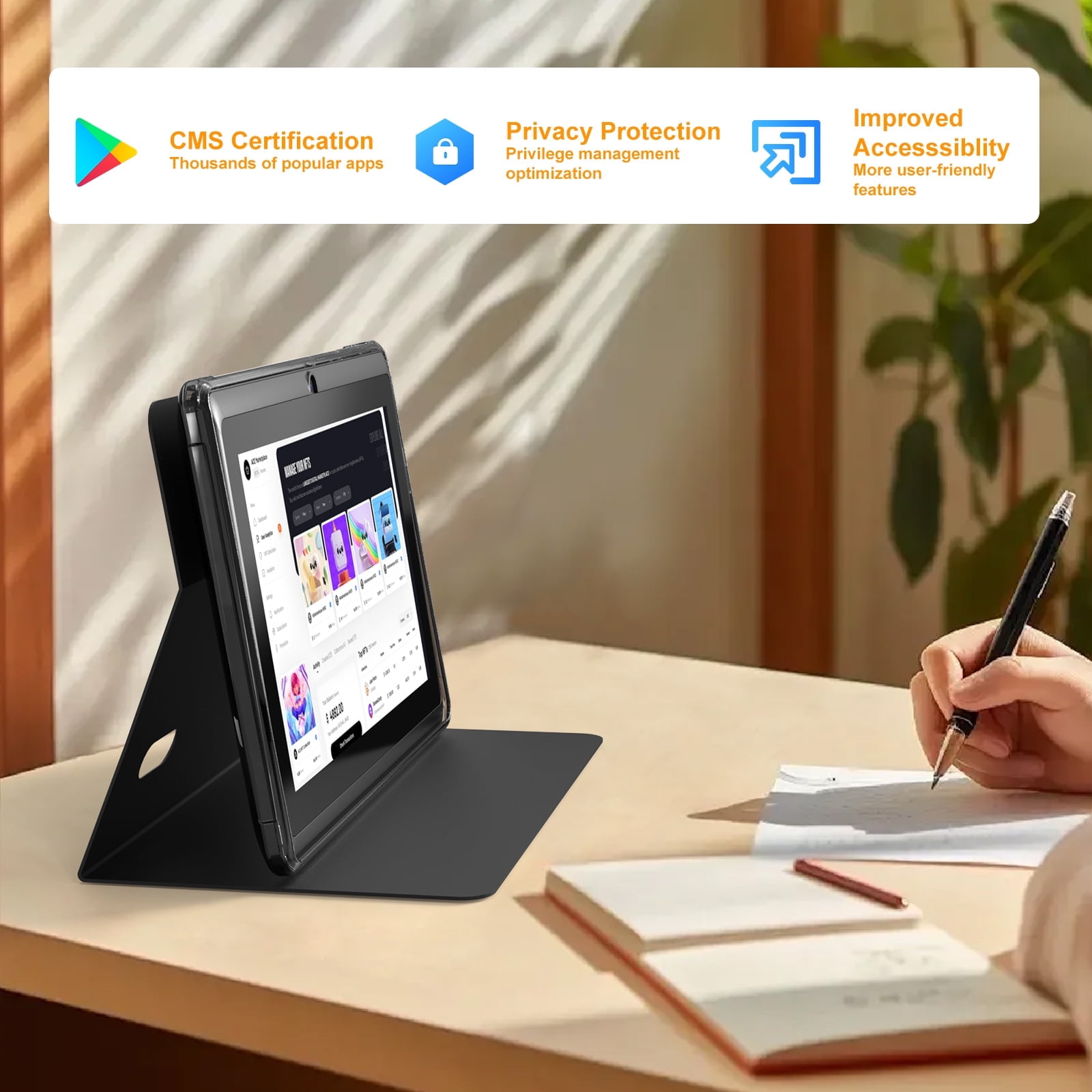 PEICHENG Android 12 Tablet 7", 4GB RAM 32GB ROM Tablets, Quad-Core 1 ...