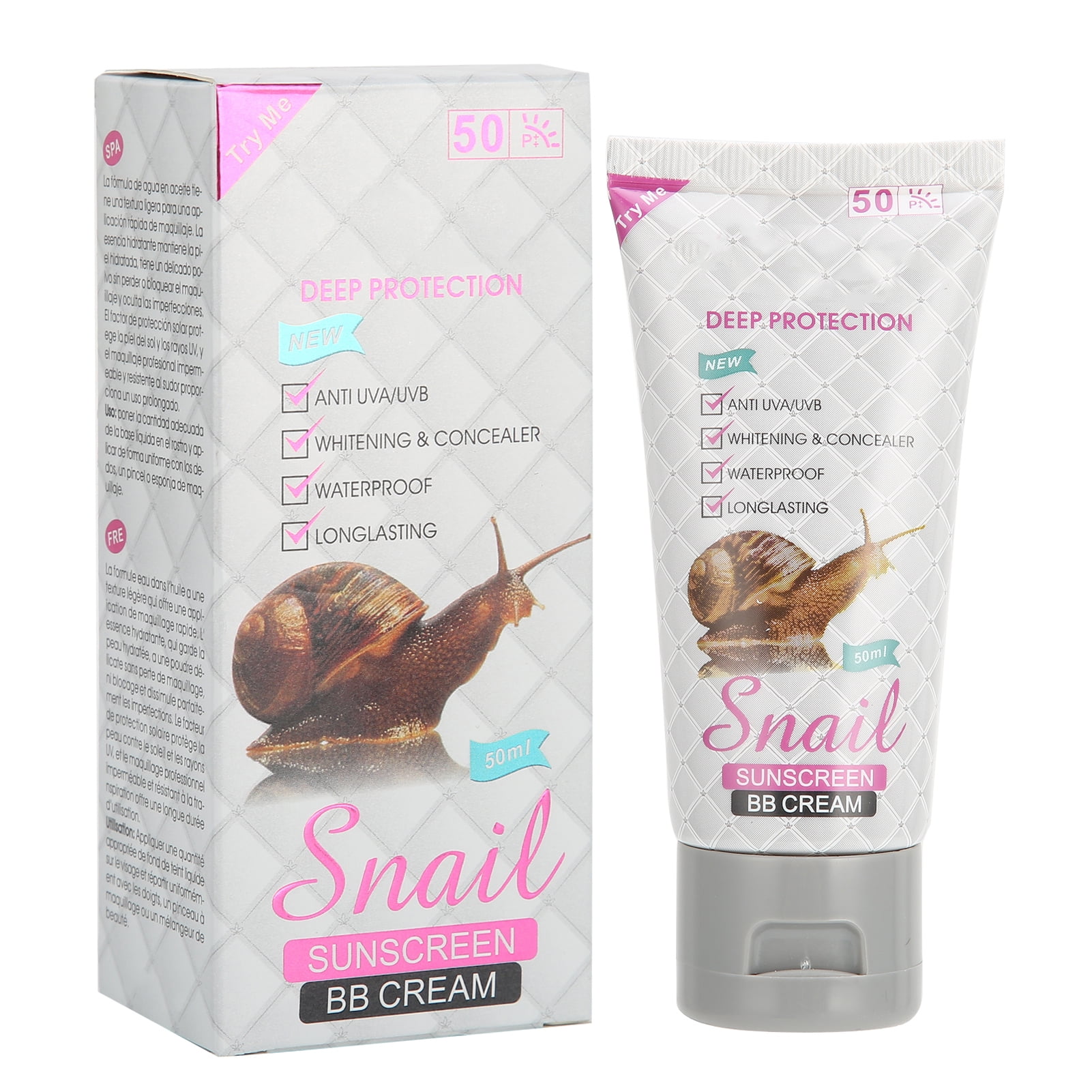 PEIMEI Sunscreen NonGreasy Moisturizing BB Cream OilFree Broad Spectrum ...