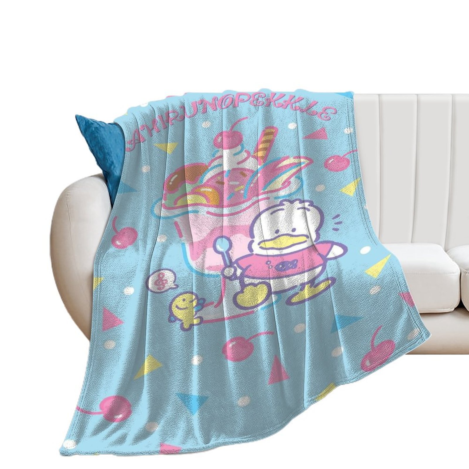 PEK-KLE Throw Blanket Flannel Anime for Girls Boys Men Women PEK-KLE ...