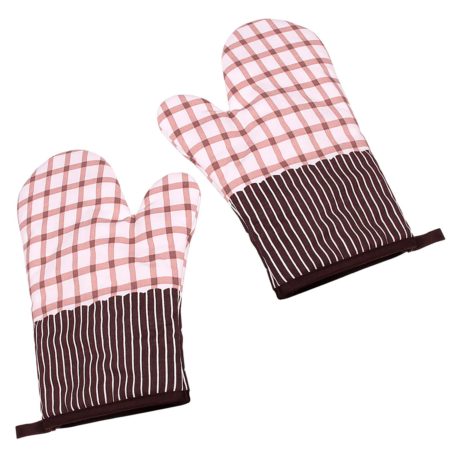 PEKIOGT 2pcs Oven Cooking Gloves Glove for Baking Insulated for Kitchen ...