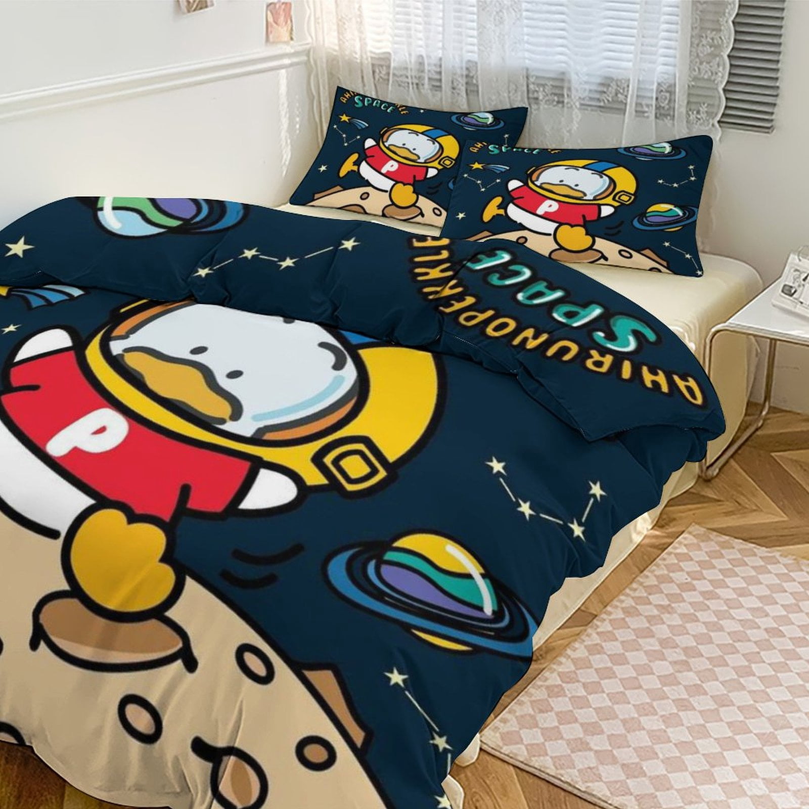 PEKKLE Bedding Set Anime Three-piece for Boys Girls Teens Full PEKKLE ...