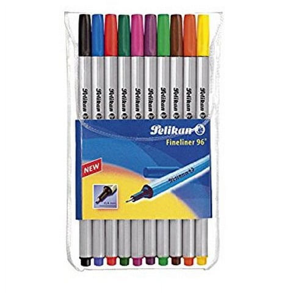 PELIKAN FINELINER96 MARKER BASIC 10 PIECE SET - Walmart.com