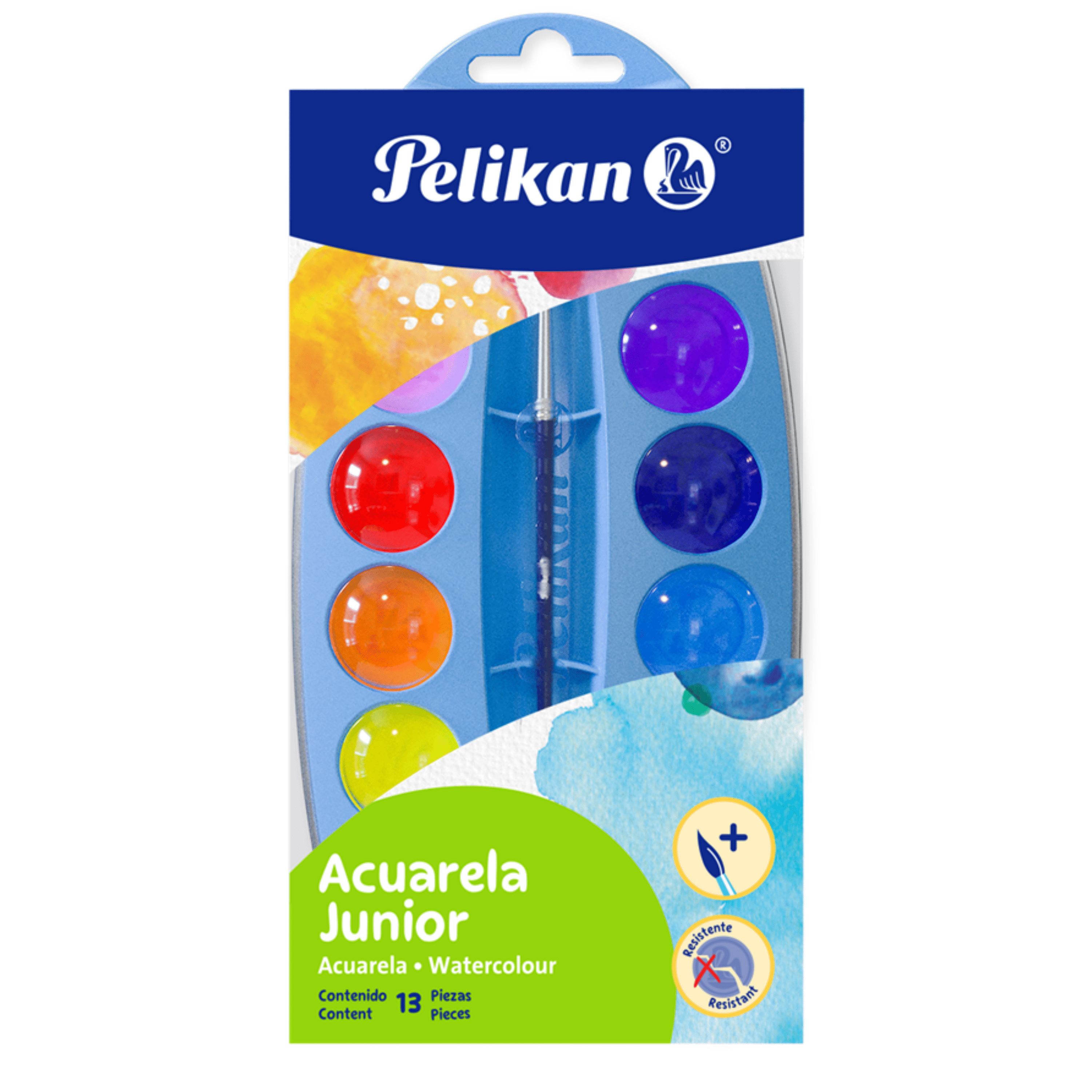 PELIKAN WASHABLE WATERCOLOR 12 COLOR SET Pelikan Washable Watercolor ...