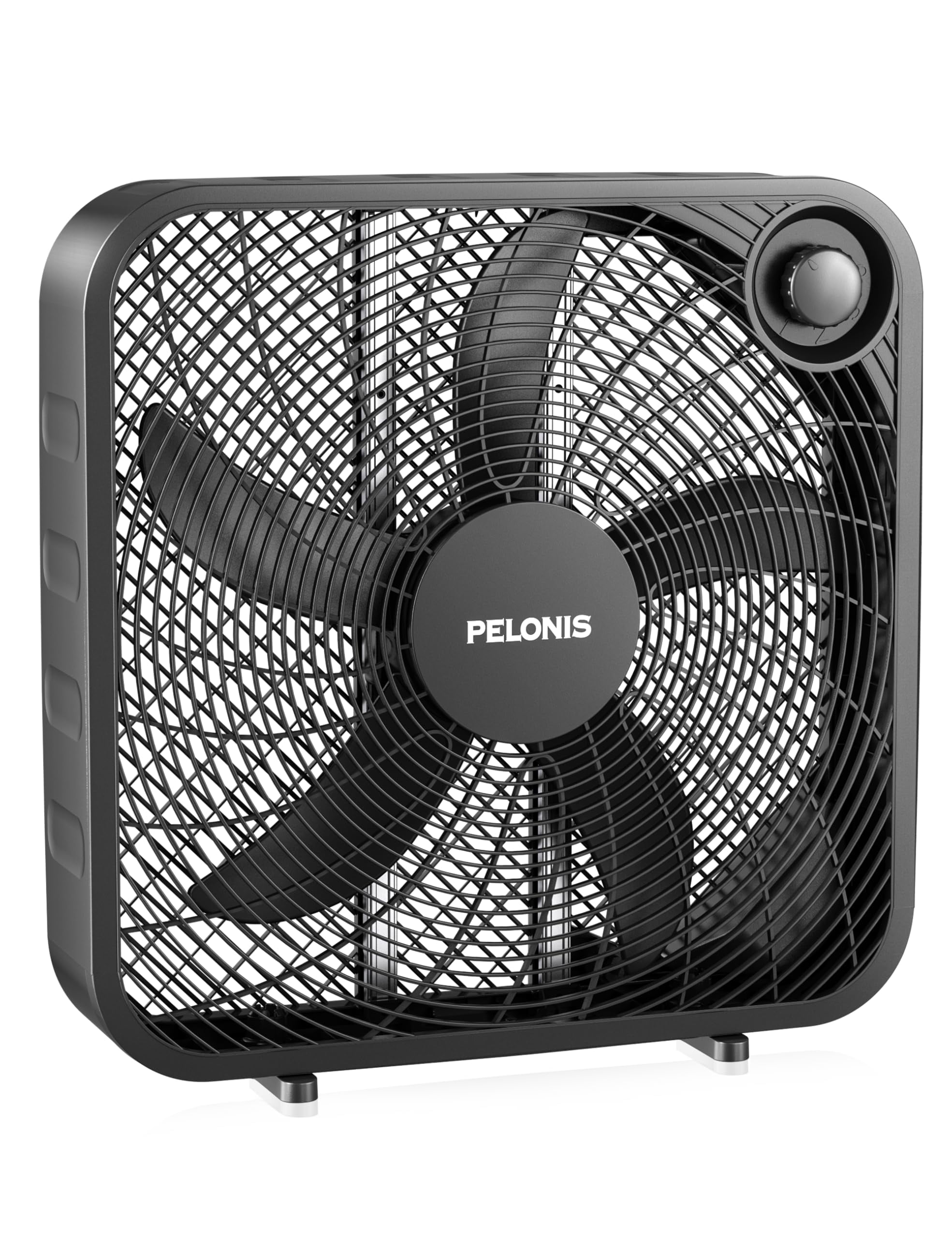PELONIS 20 Inch Box Fan – 3 Speeds, 25ft/s, Floor Fans, Superior Air ...
