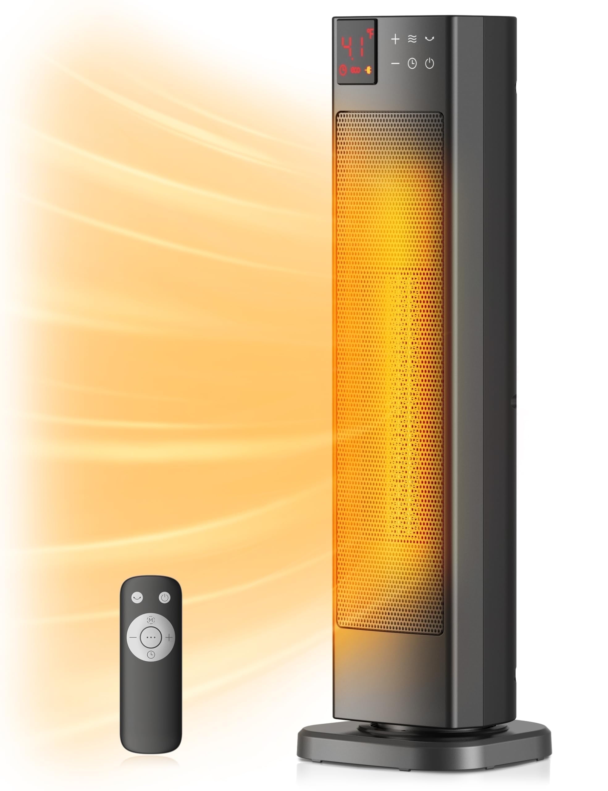 Pelonis 23" Tower Heater, Ceramic, Indoor Electric, Portable, 1,500 ...