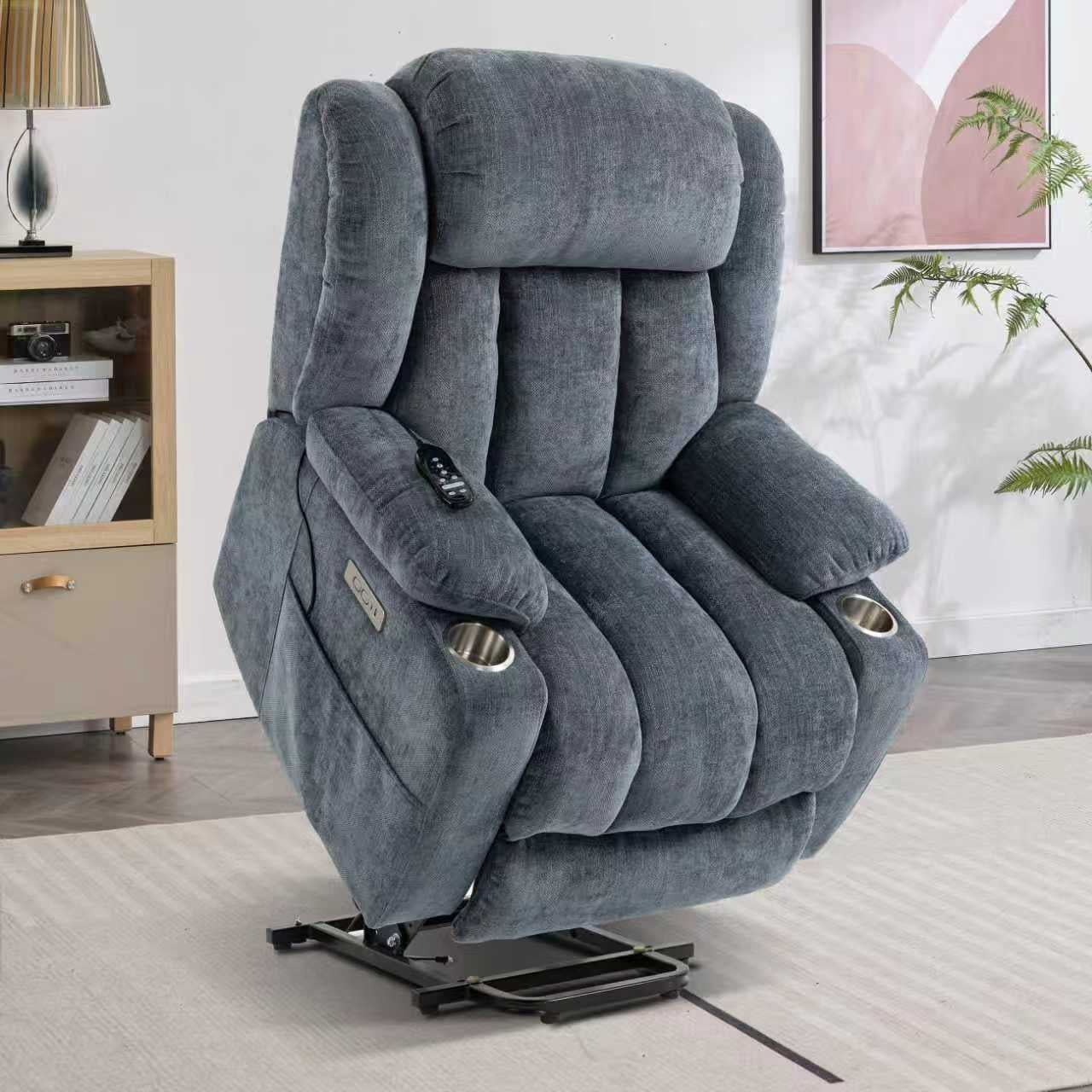 Power Lift Chair with Full-Body Massage and Heat, Electric Recliner ...