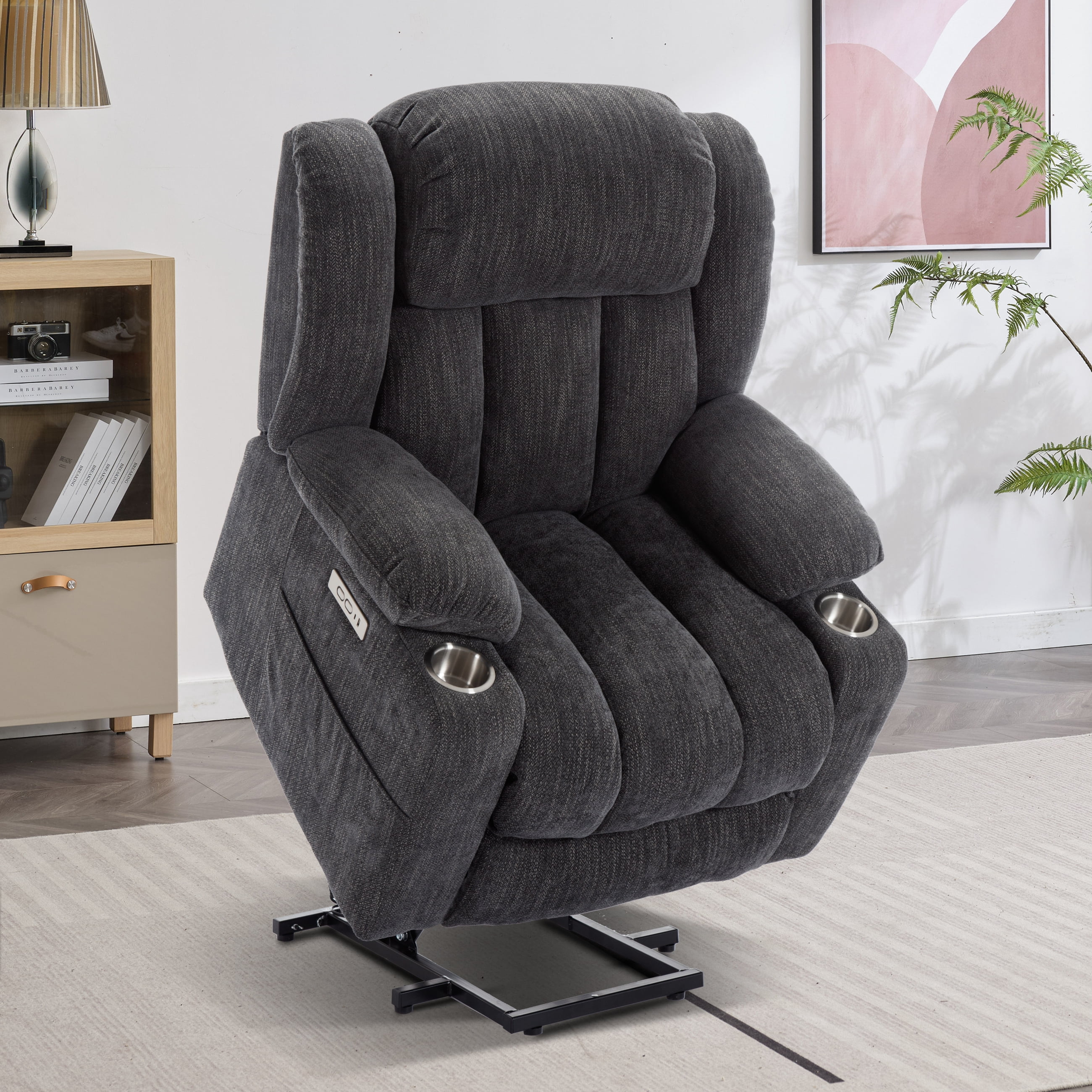 Power Lift Chair with Full-Body Massage and Heat, Electric Recliner ...