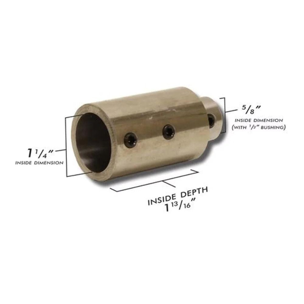 PEMS CPLG12563 Shaft Coupling 5/8 X 1-1/4 - Walmart.com