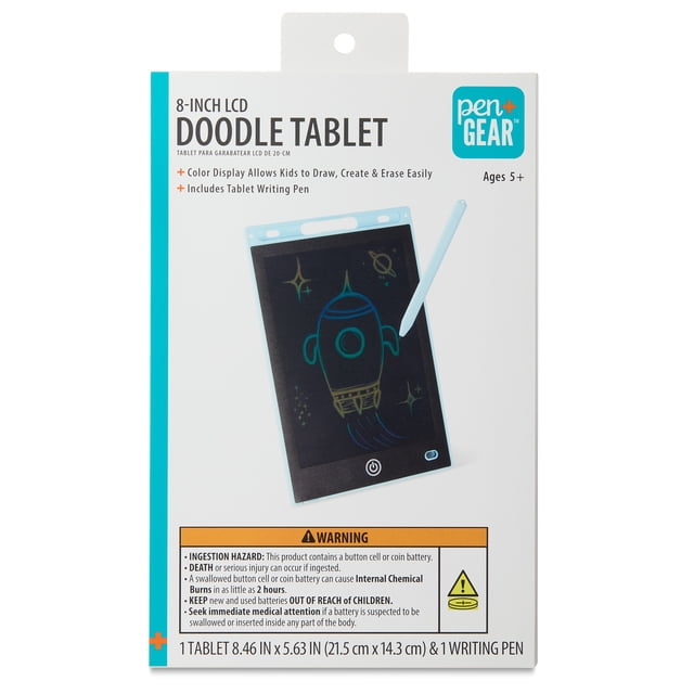 Pen+Gear 8-Inch LCD Doodle Tablet - Walmart Business Supplies