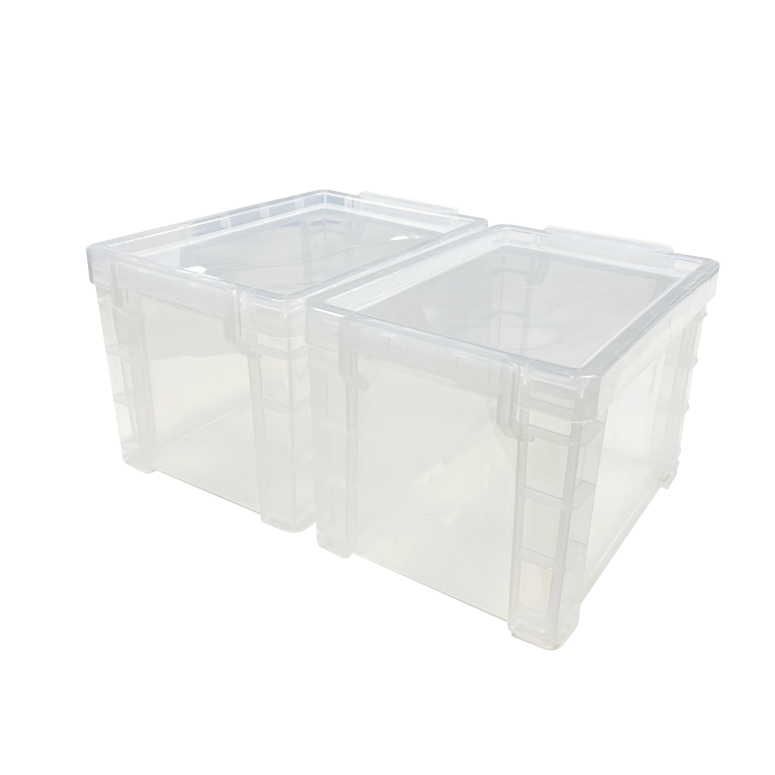 PEN+GEAR Teen | Adult 4in. x 6in. Plastic Storage Card Box, Clear ...