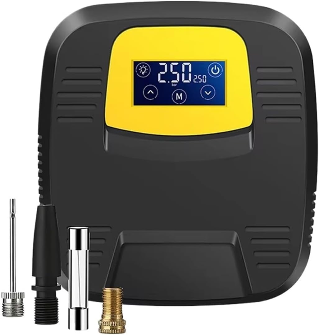 PENGFEI 120PSI Car Air Pump Tire Inflator 12V Portable Compressor ...