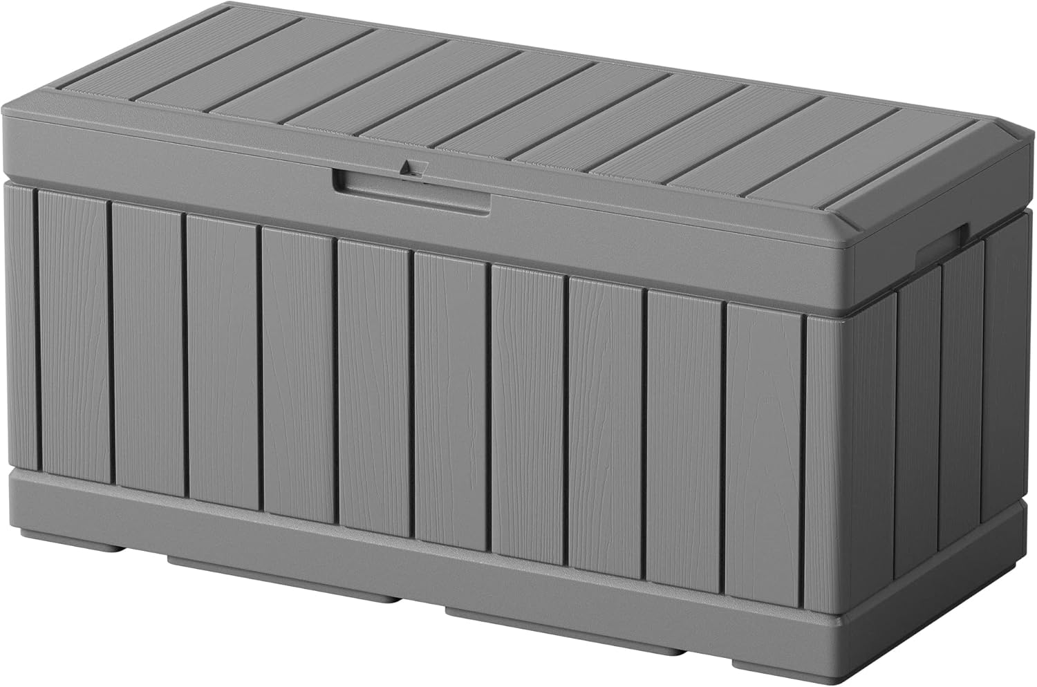 PENGFEI 82 Gallon Resin Deck Box Large Outdoor Storage for Patio ...