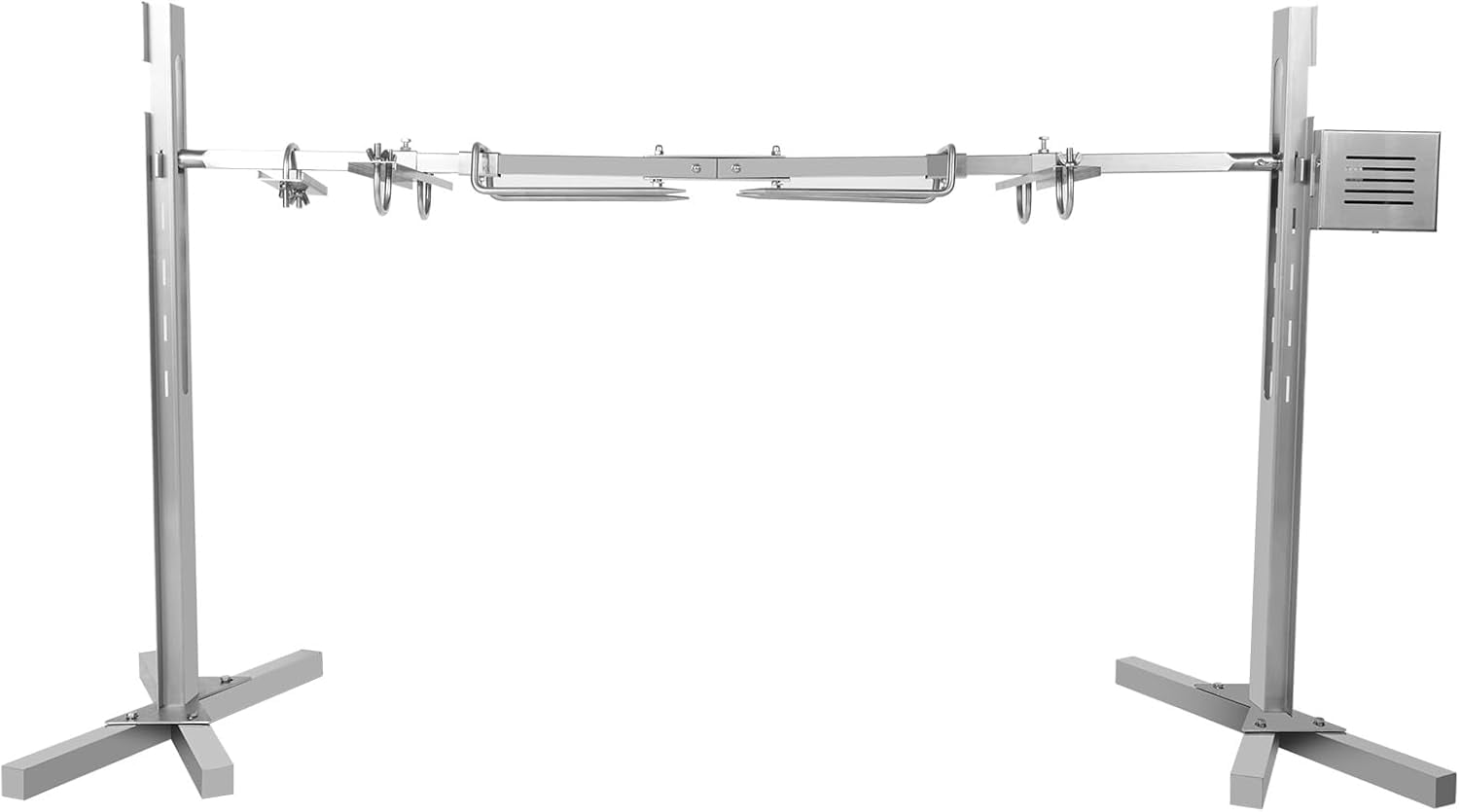 PENGFEI Barbeque Rack,Stainless Steel Hanging Grill Rotisserie,Rotation ...