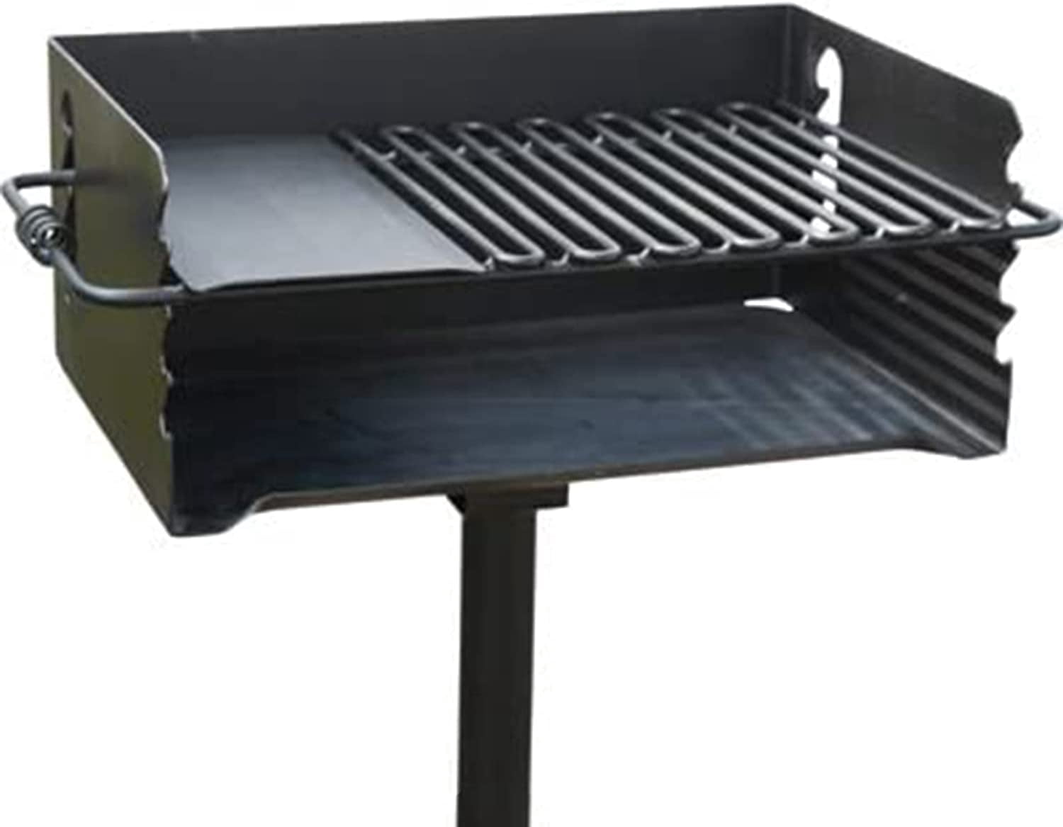 PENGFEI CBP-247 Jumbo Park Style Heavy Duty Steel Outdoor BBQ Charcoal ...