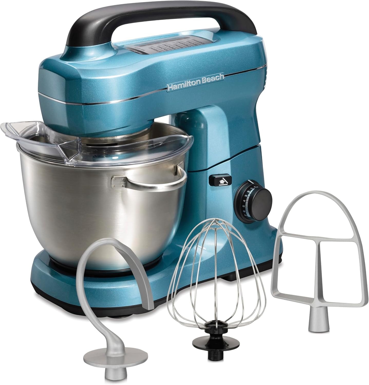 PENGFEI Electric Stand Mixer, 4 Quarts, Dough Hook, Flat Beater ...
