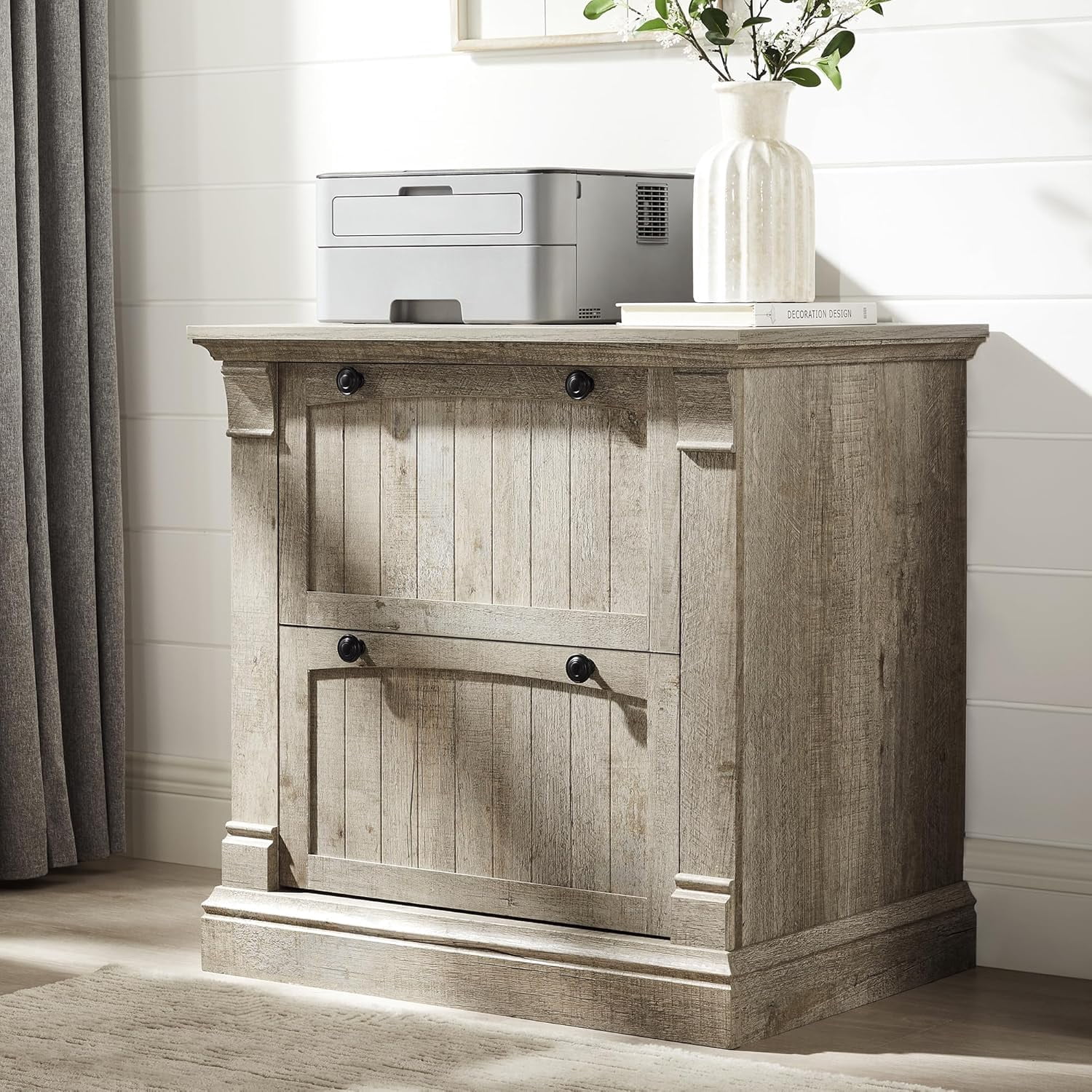 PENGFEI Farmhouse File Cabinet with 2 Drawers, 30" Lateral Filing ...