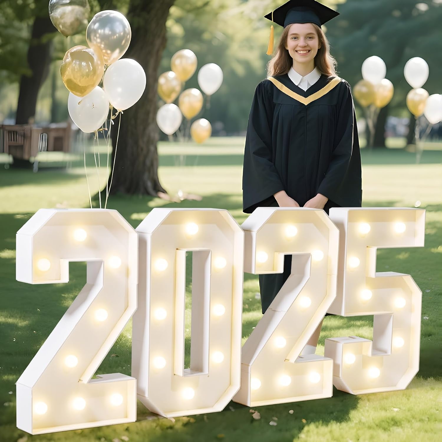 PENGFEI Graduation Decorations Class of, 2.3FT Large PRE-CUT Marquee ...