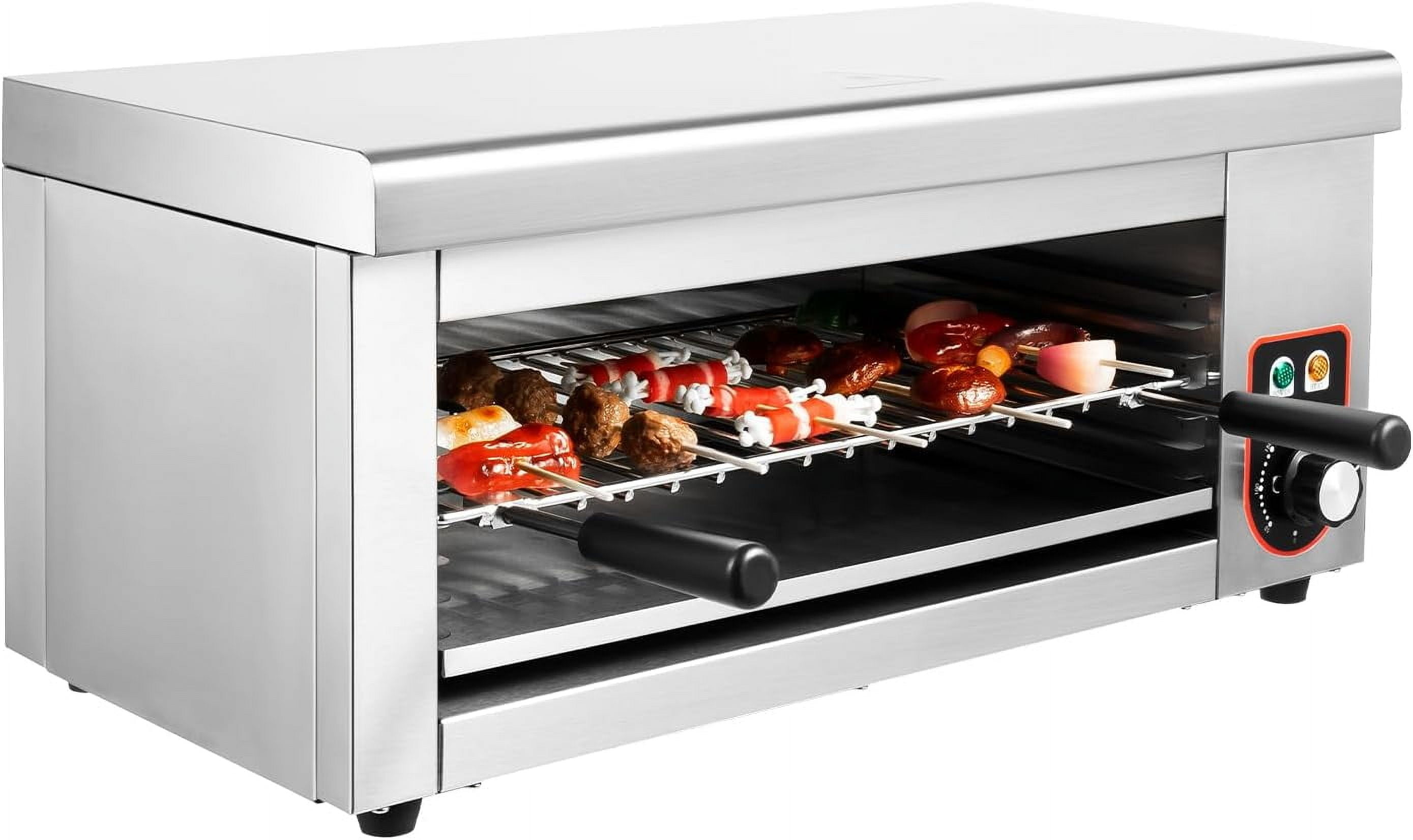 PENGFEI Salamander Broiler Countertop Grill, 2000W Countertop Toaster ...