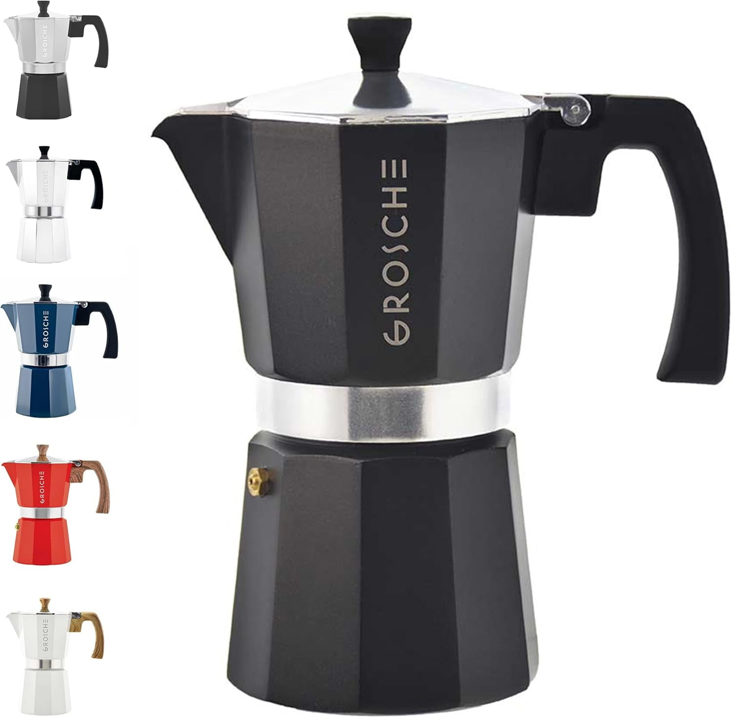 PENGFEI Stovetop Espresso Maker Moka Pot Cuban Coffee Maker Stovetop ...