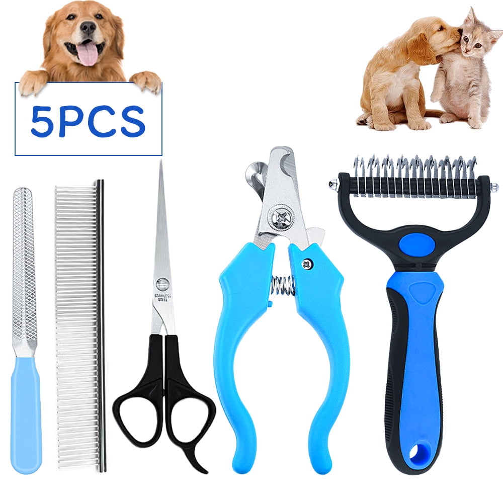 PENGXIANG 5pcs pet cleaning and care tool set, Best Pet Care Kit for ...