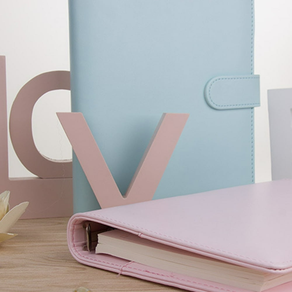 PENGXIANG A5/A6 Synthetic Leather Notebook Binder Refillable 6 Ring ...