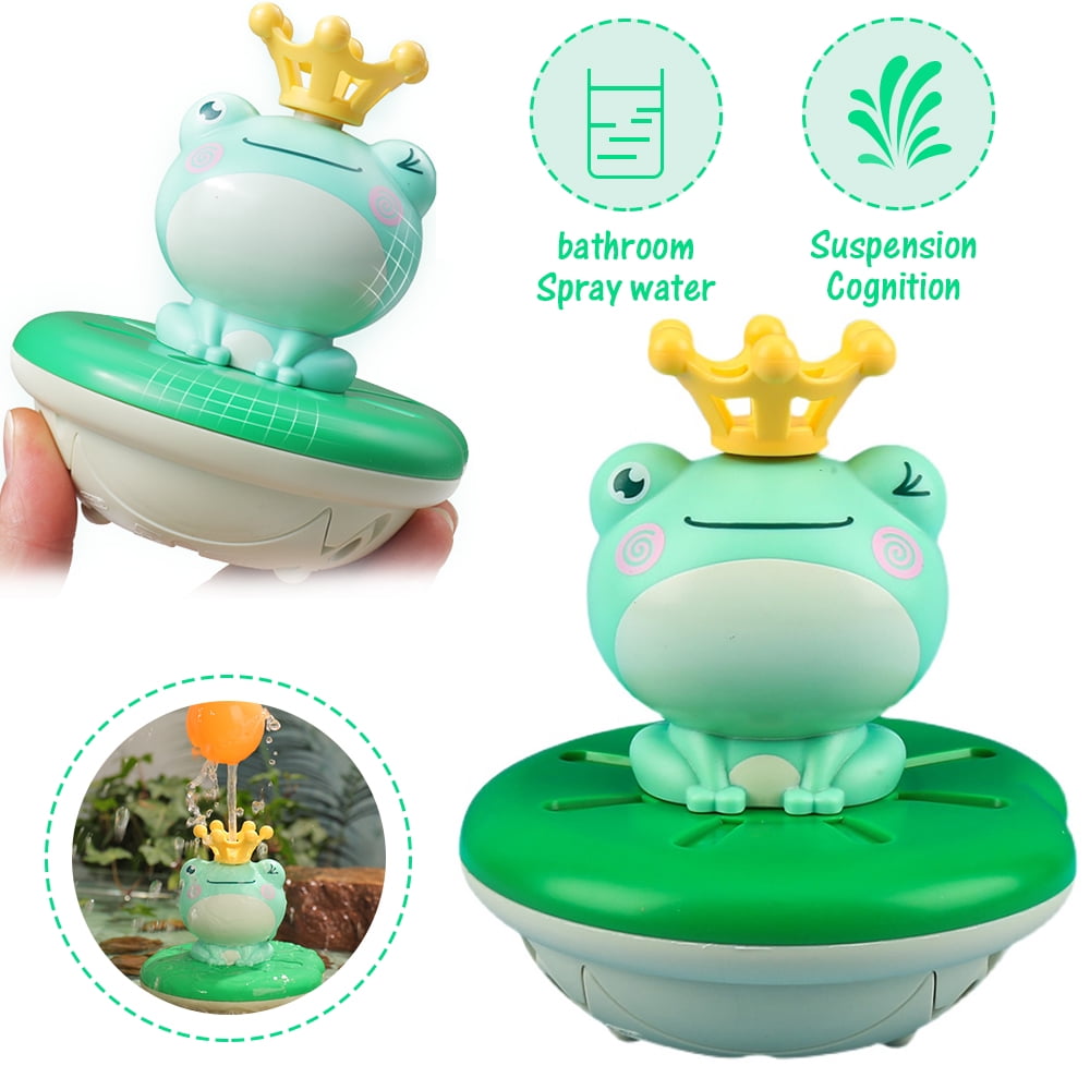 PENGXIANG Bath Toy, 4 IN 1 Spray Water Rotate Squirt Toy Float Toys Bathtub Shower Pool Bathroom ...
