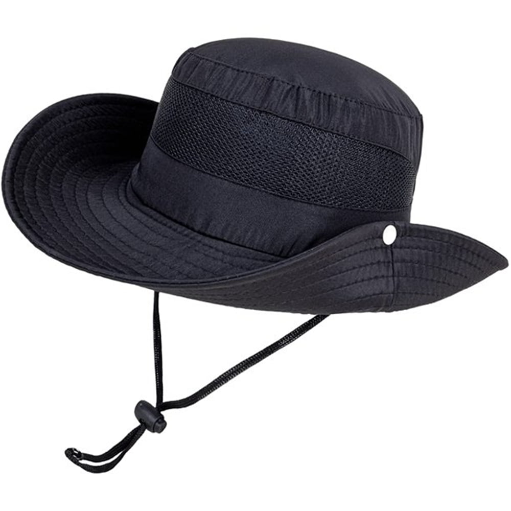 PENGXIANG Outdoor Boonie Sun Protection Hat,Mesh Bucket Hat Wide Brim Cap,Outdoor UPF 50 ...